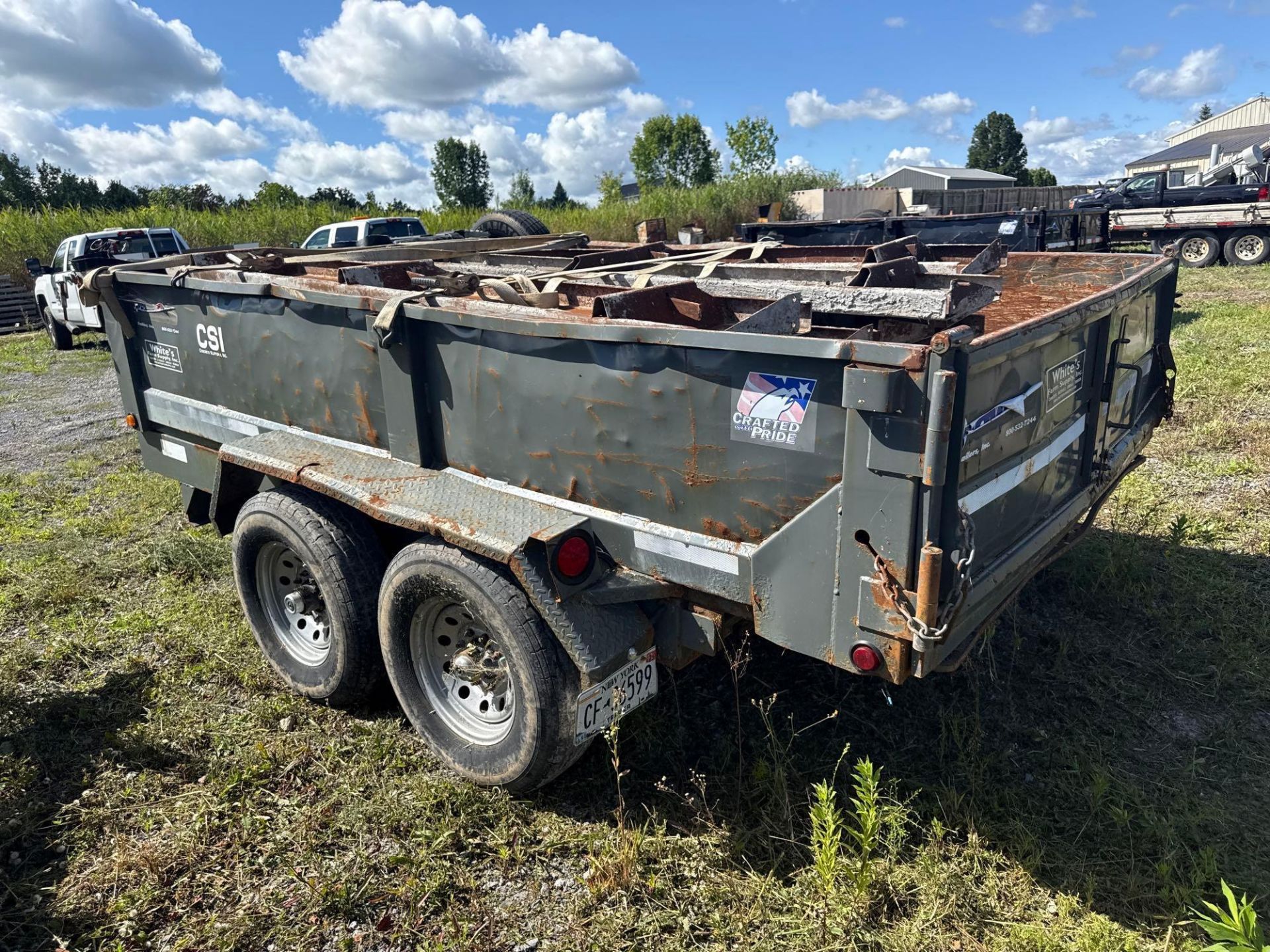 2019 HAWKE DUMP TRAILER VN:7H7FL1225KM000916 equipped with 12ft ...