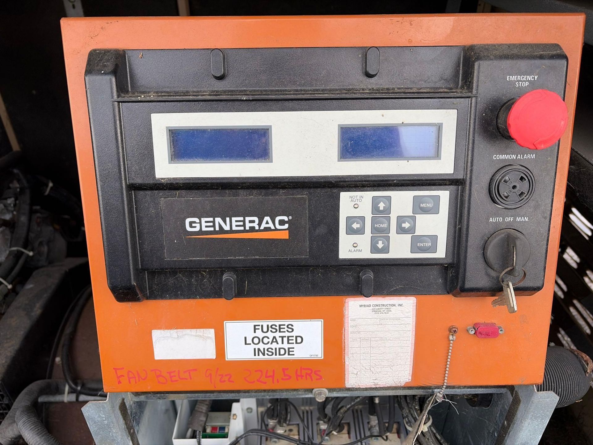 GENERAC 150KW GENERATOR powered by Ford 8 cylinder diesel engine ...