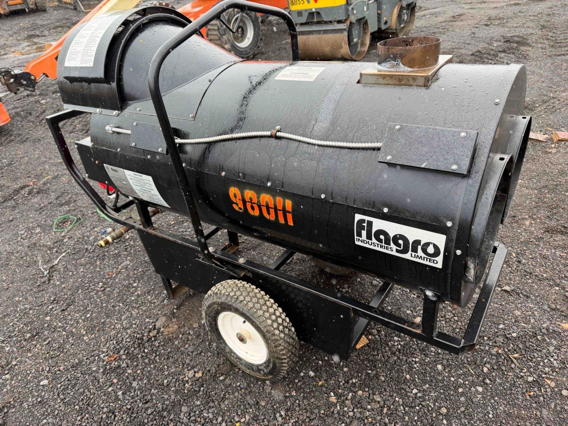 FLAGRO FVNP-400 390K BTU HEATER SN:4005639 HEATING EQUIPMENT, dual-fuel ...