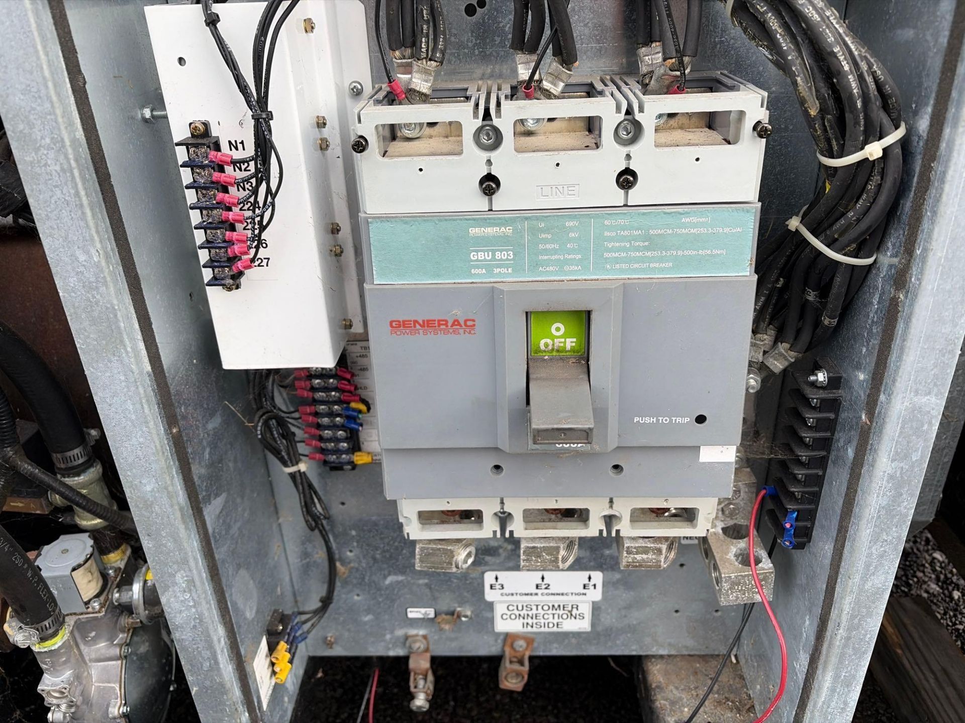 GENERAC 150KW GENERATOR powered by Ford 8 cylinder diesel engine ...