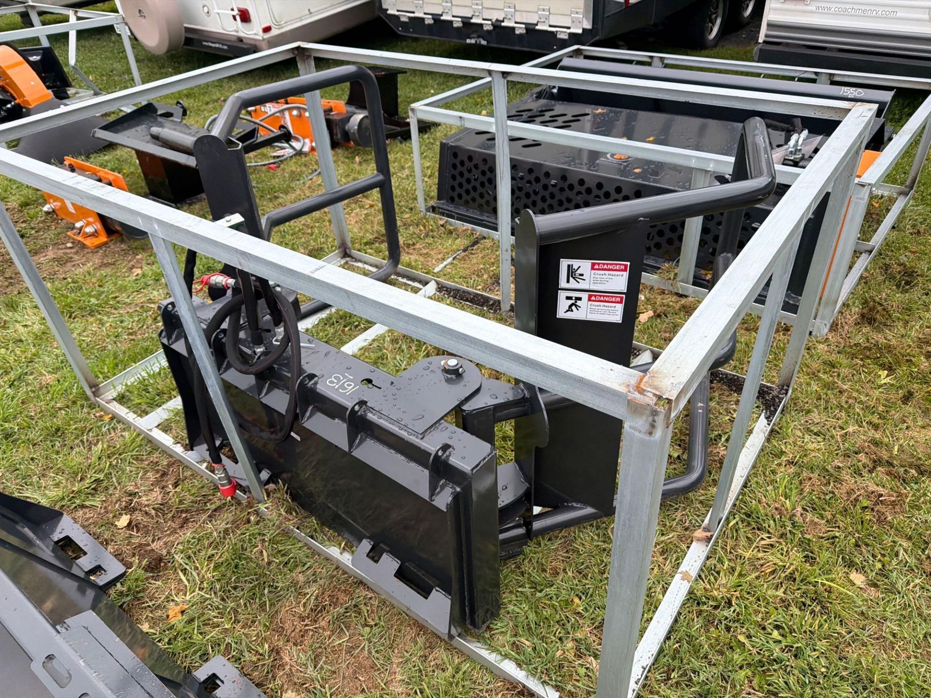 NEW WOLVERINE BALE SQUEEZE SKID STEER ATTACHMENT. Located: 7697 Rte 31 ...