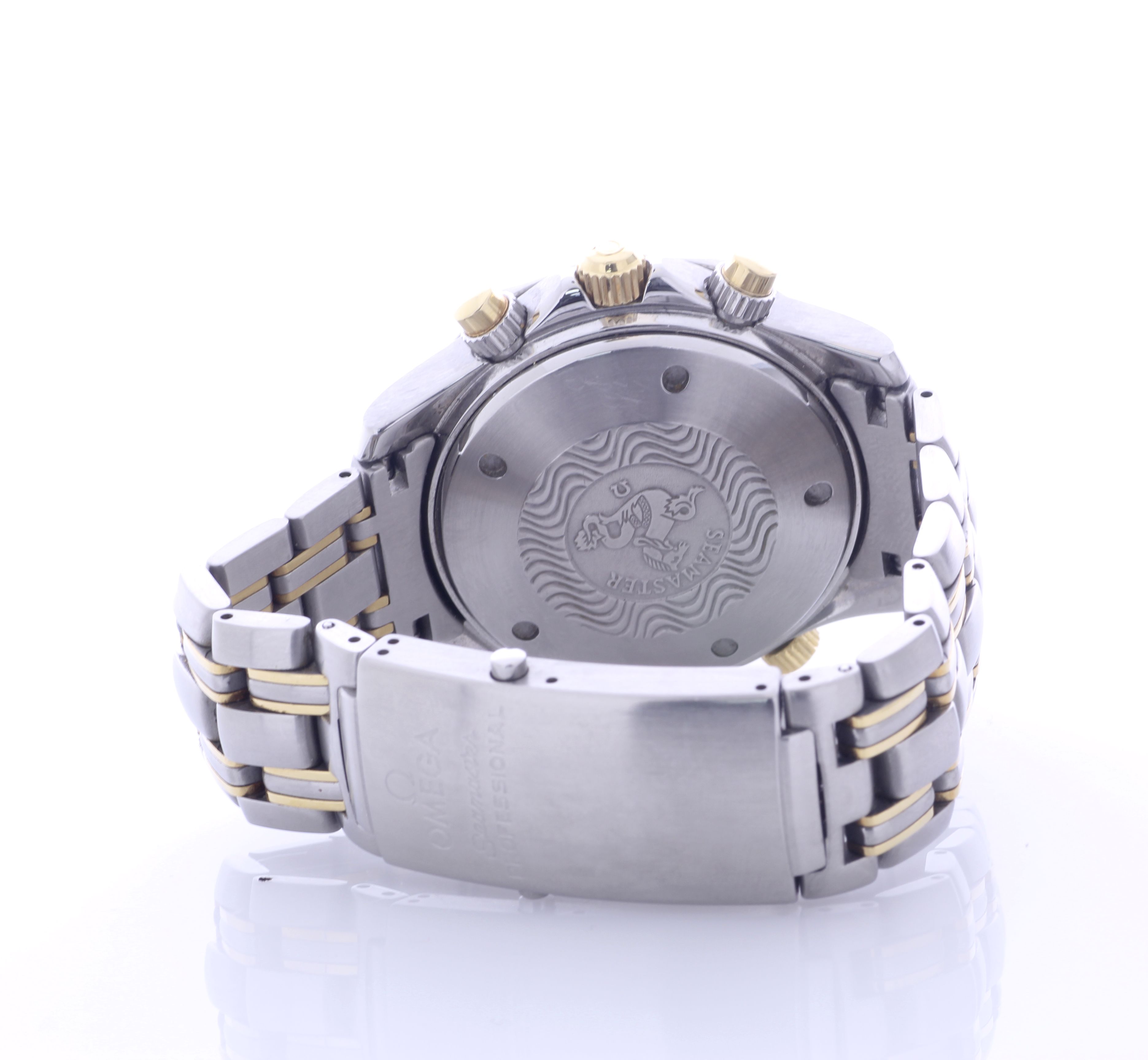 Omega Bi-metal Seamaster Chronograph watch with original papers and ...