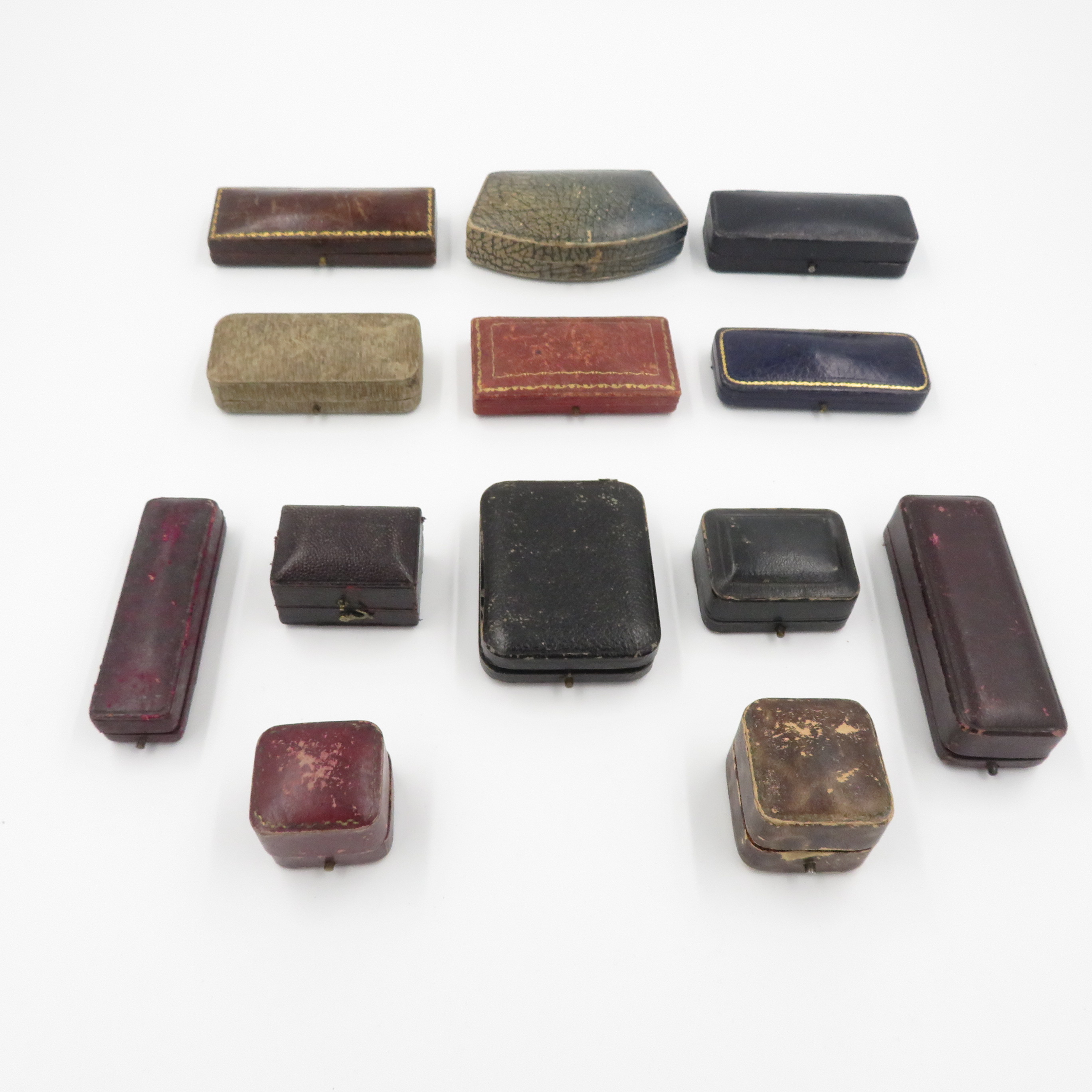 Collection of Antique / Vintage Jewellery Boxes - Used Condition ...