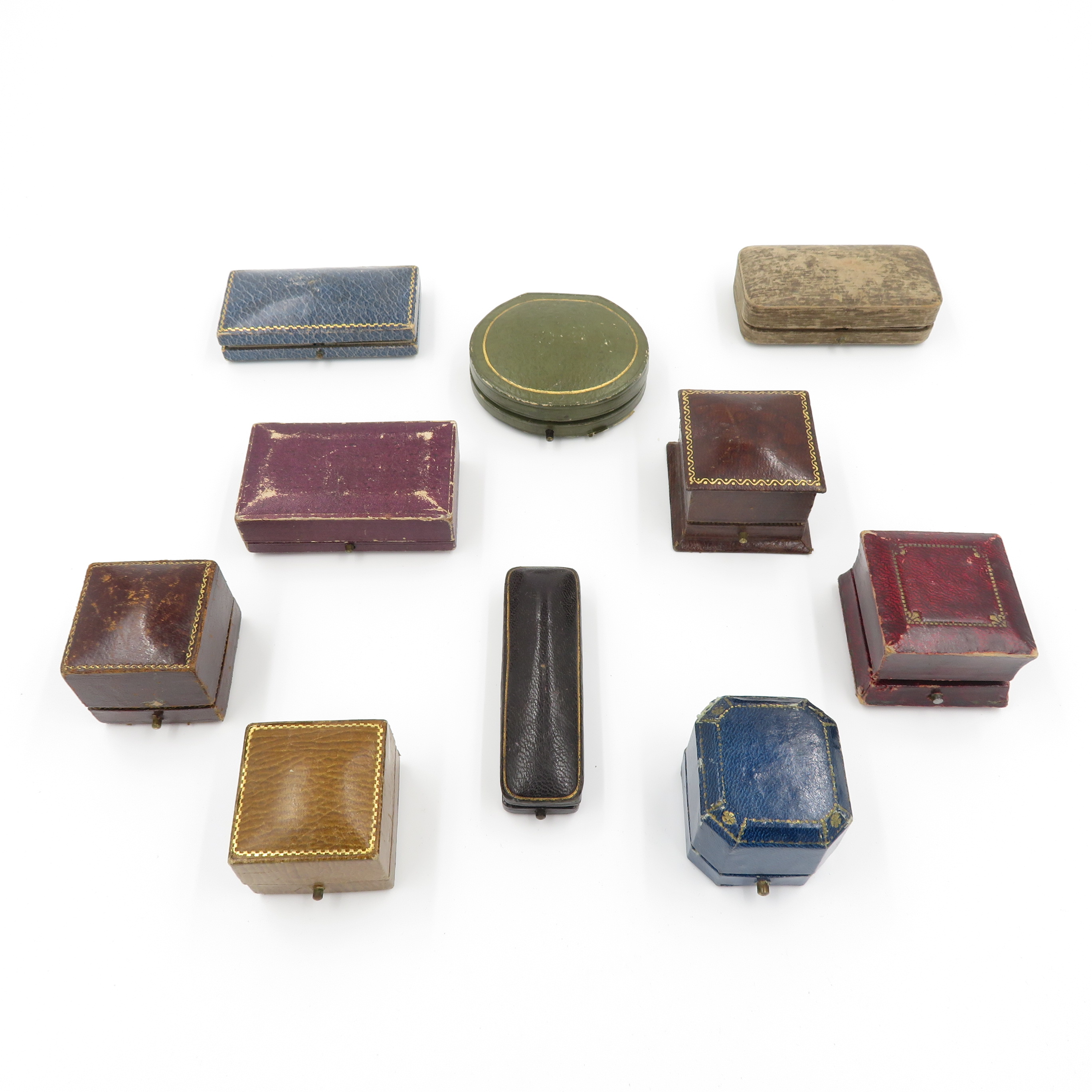 Collection of Antique / Vintage Jewellery Boxes - Used Condition ...