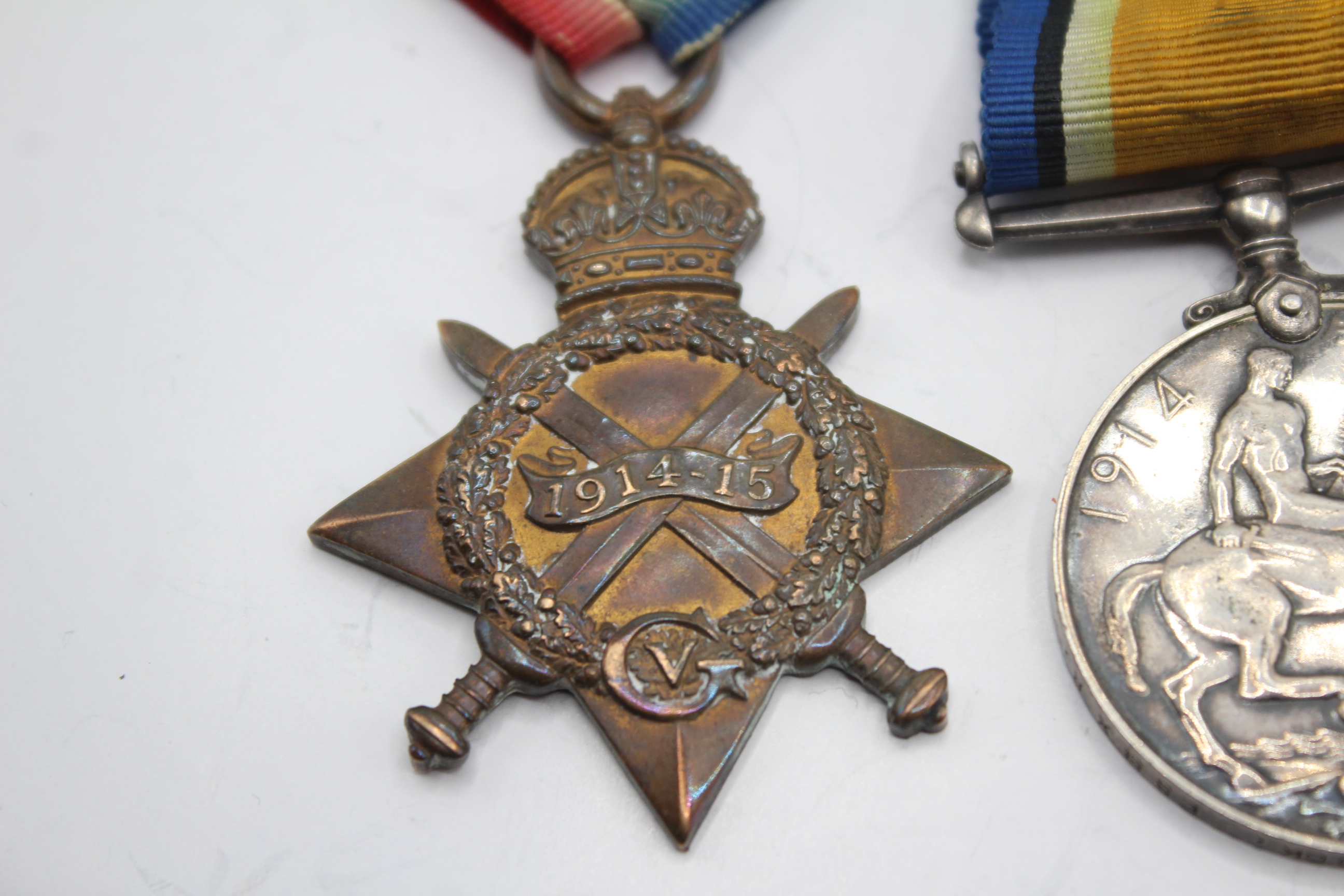 WW1 1914-15 Star Trio Named- 1944 Pte-A. Cpl J. Baybrook Essex Regt ...