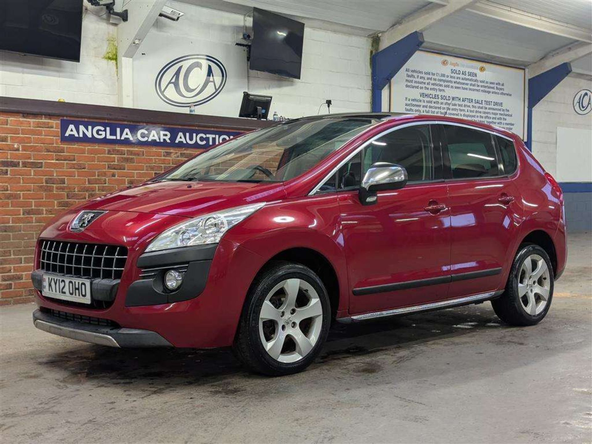 Make & Model:PEUGEOT, 3008 EXCLUSIVE HDI Date of Reg:KY12OHO Colour:RED ...
