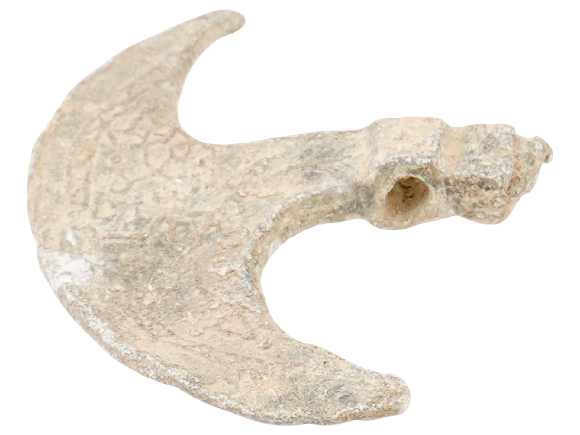 An ancient Greek axe head votive amulet lead. Circa: 400 TO 100 BC. The ...