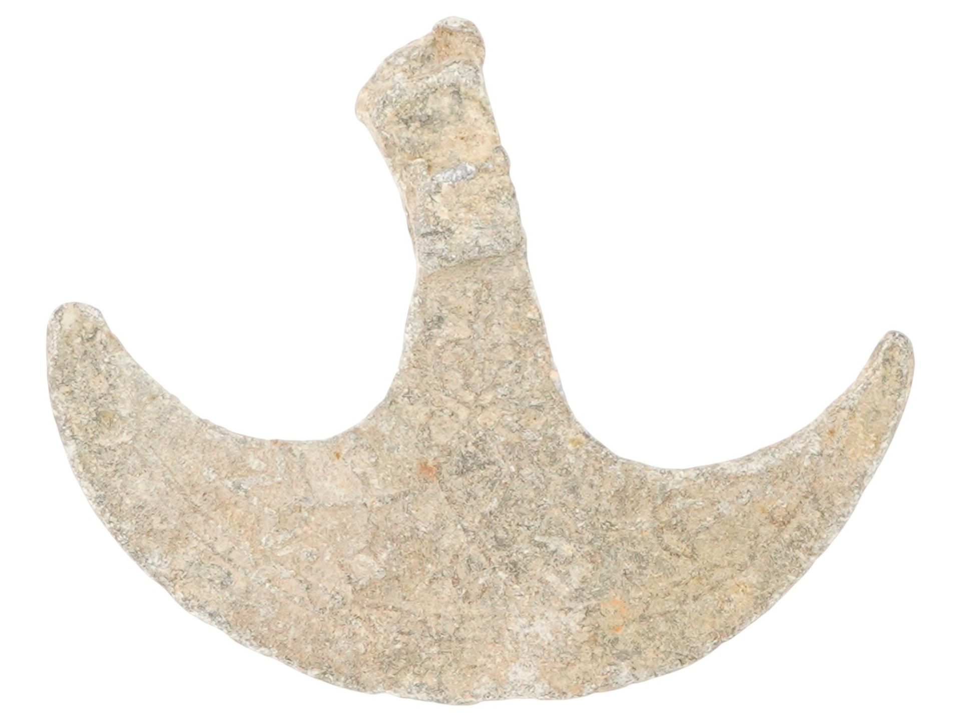 An ancient Greek axe head votive amulet lead. Circa: 400 TO 100 BC. The ...