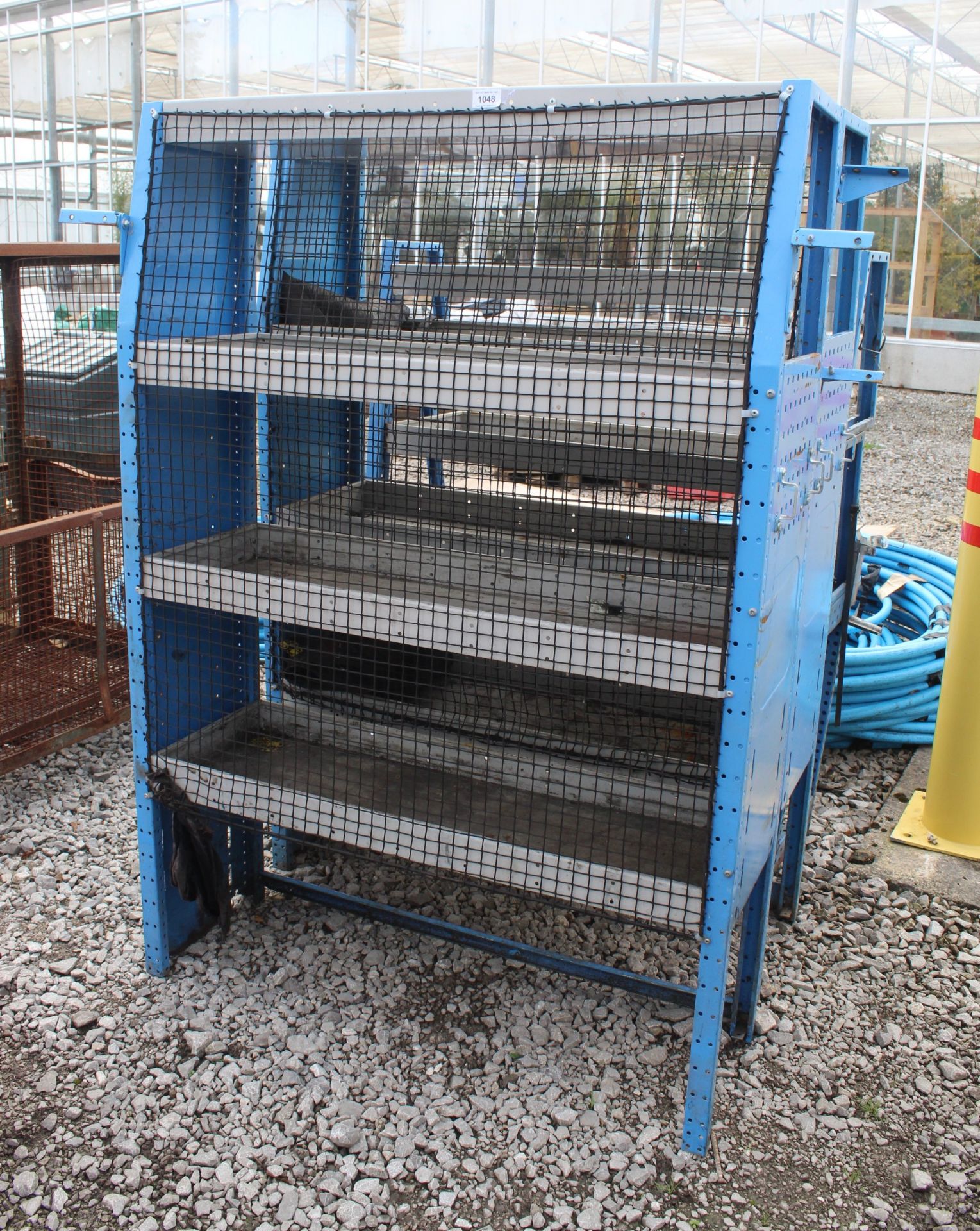 3 BLUE/GREY VAN RACKS + VAT