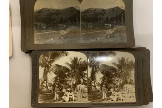 A COLLECTION OF STEREO CARDS