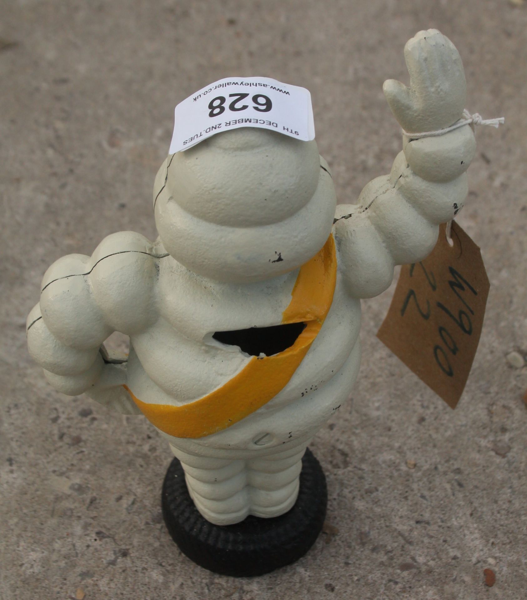 A CAST IRON MICHELIN MAN MONEY BOX NO VAT