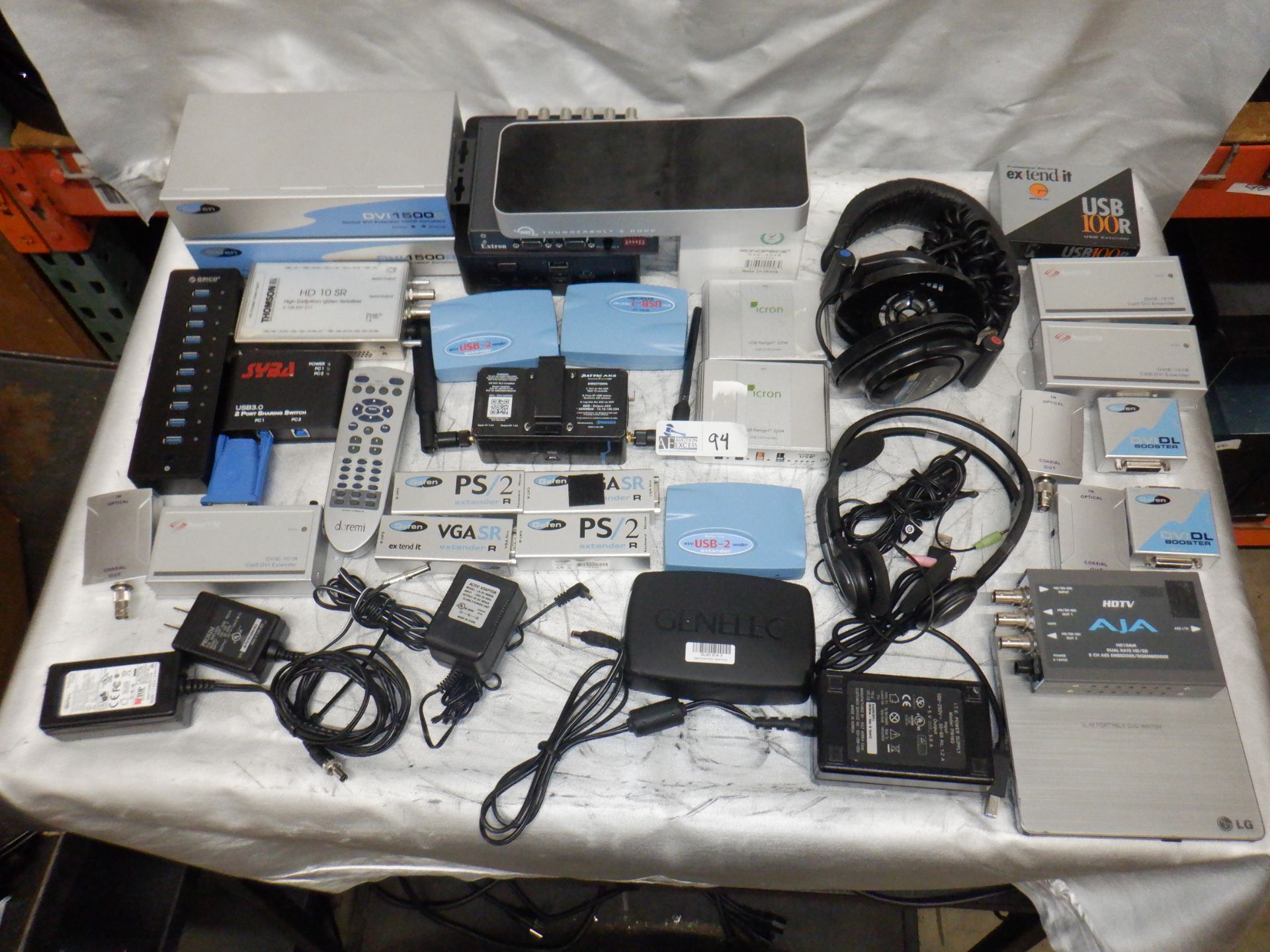 Lot of Misc IT Accessories including Gefen DVie-101R, DVI-1500, Dell ...