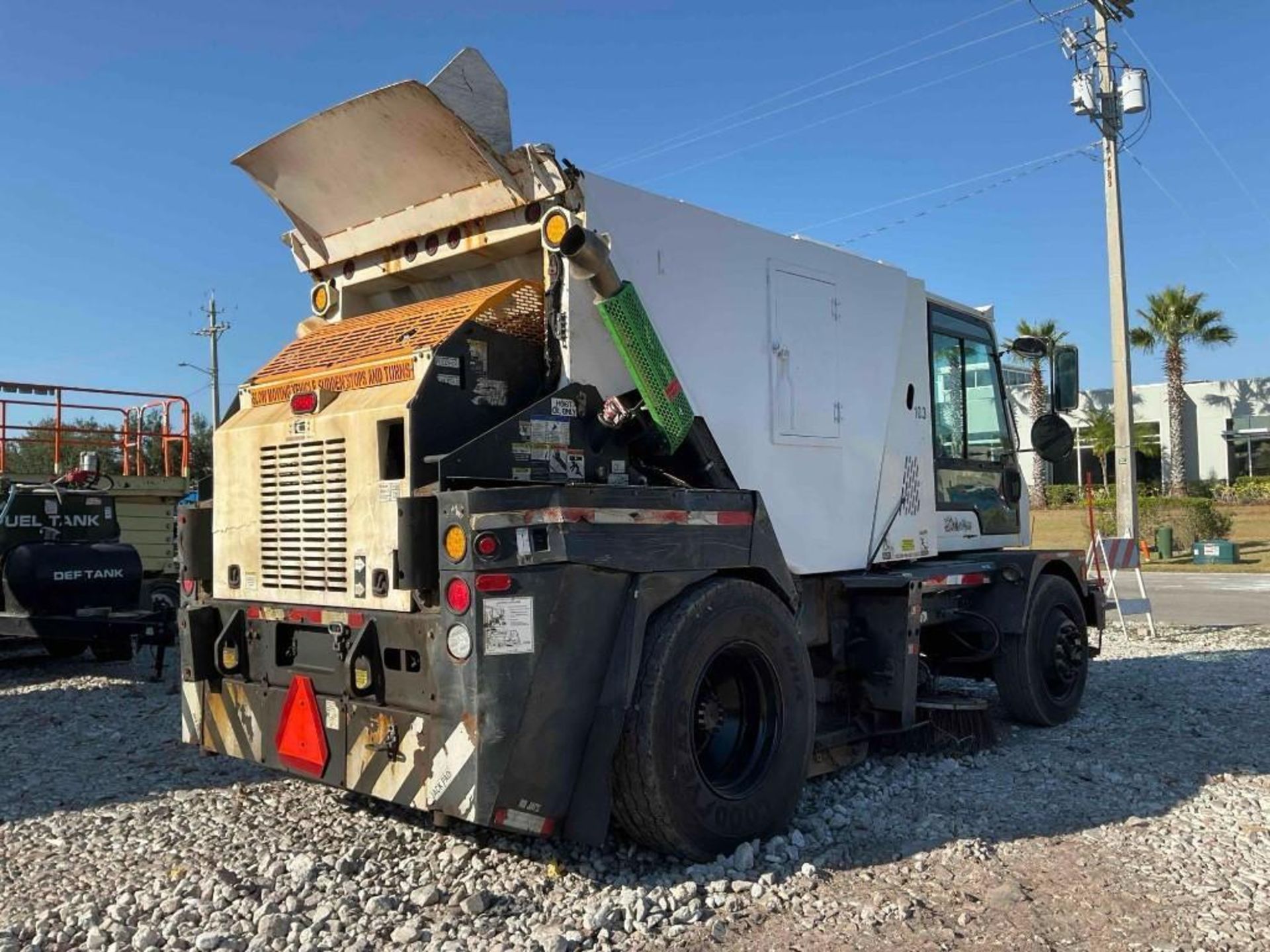 2017 GLOBAL M4 INDUSTRIAL SWEEPER TRUCK, CUMMINS DIESEL ENGINE, APPROX ...