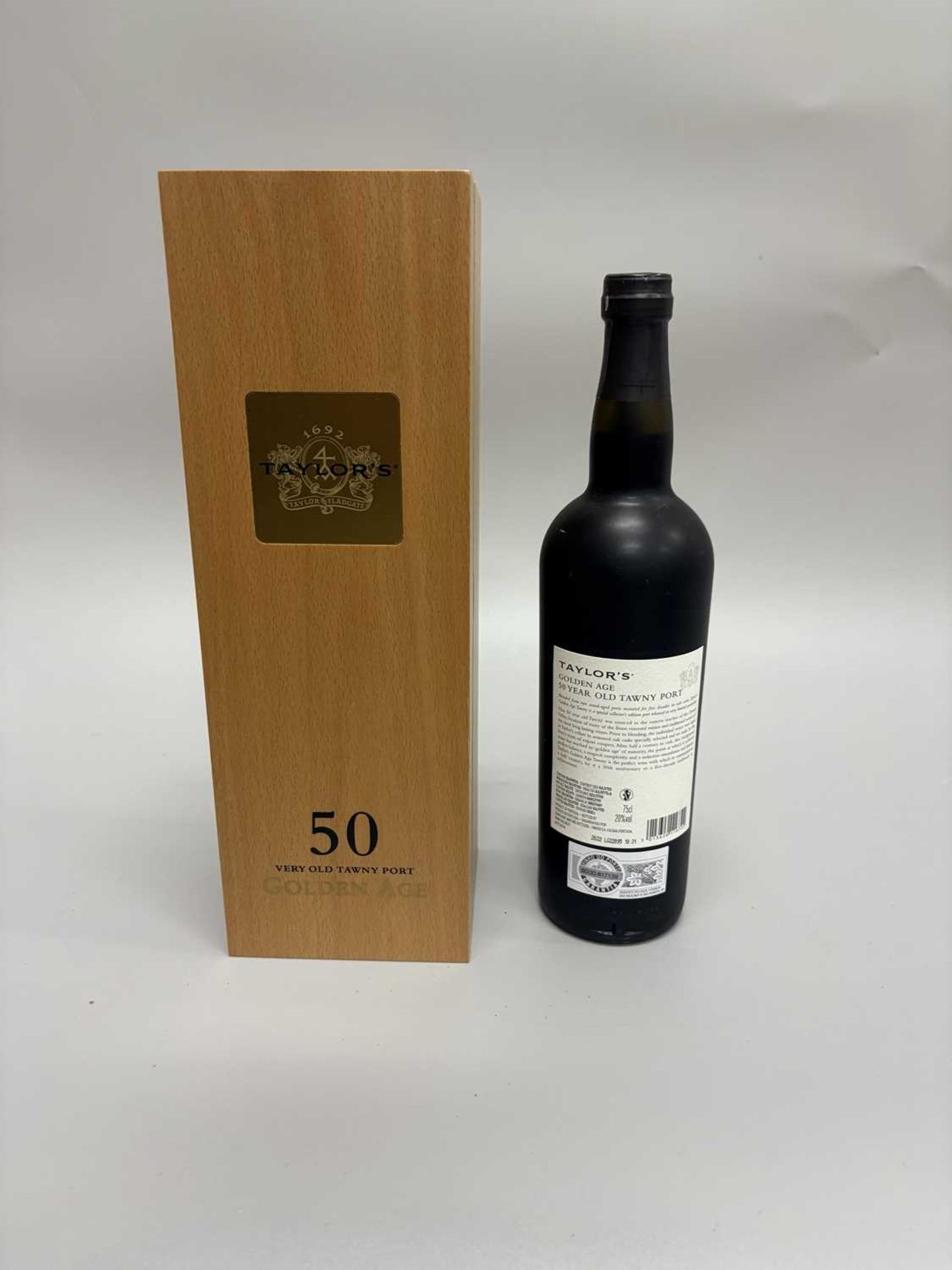 Taylor’s Golden Age 50 Years Old Very Old Tawny Port – with Wooden ...