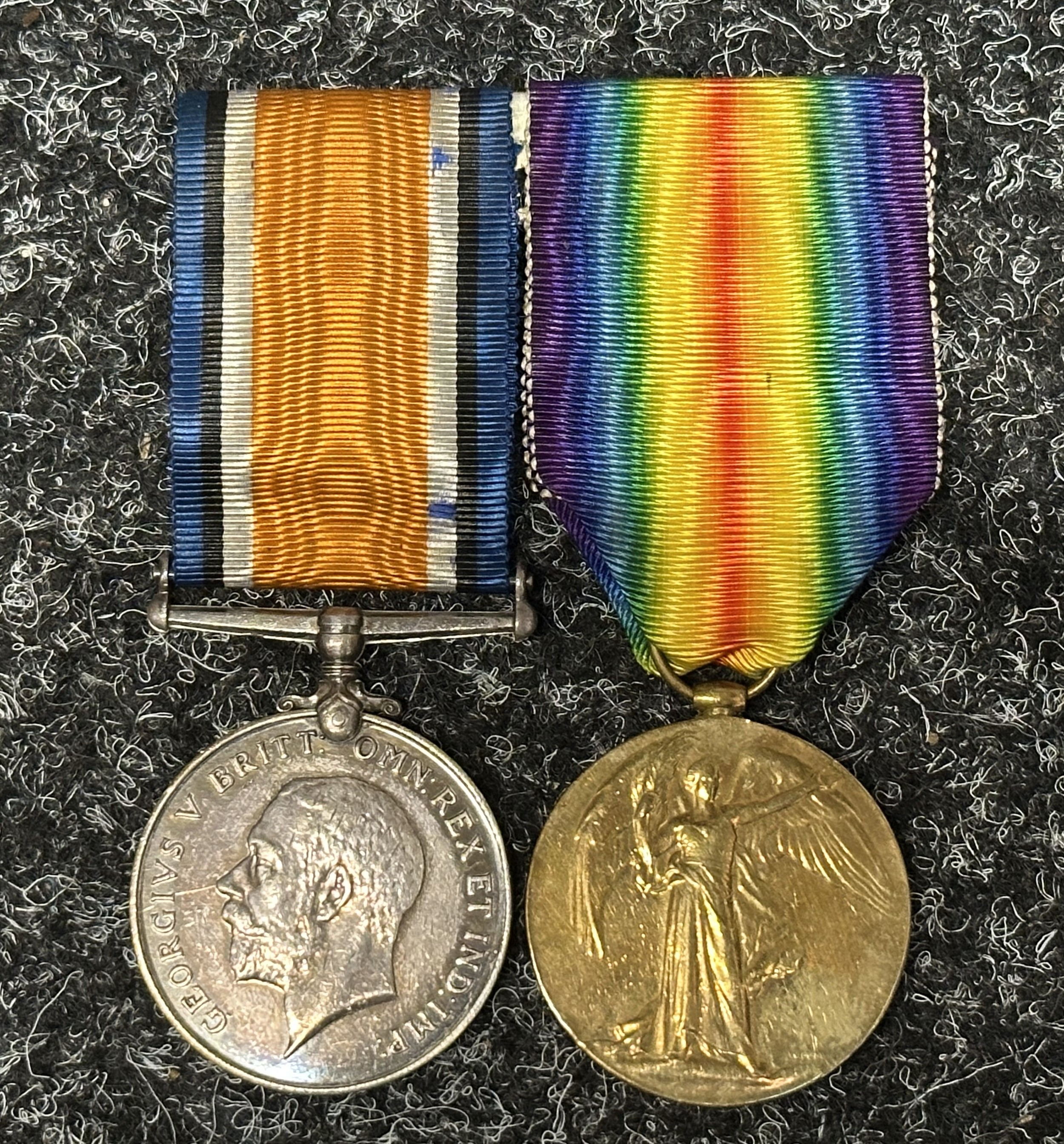 WW1 British War Medal and Victory Medal to 22298 Pte DE Jones, Ox ...