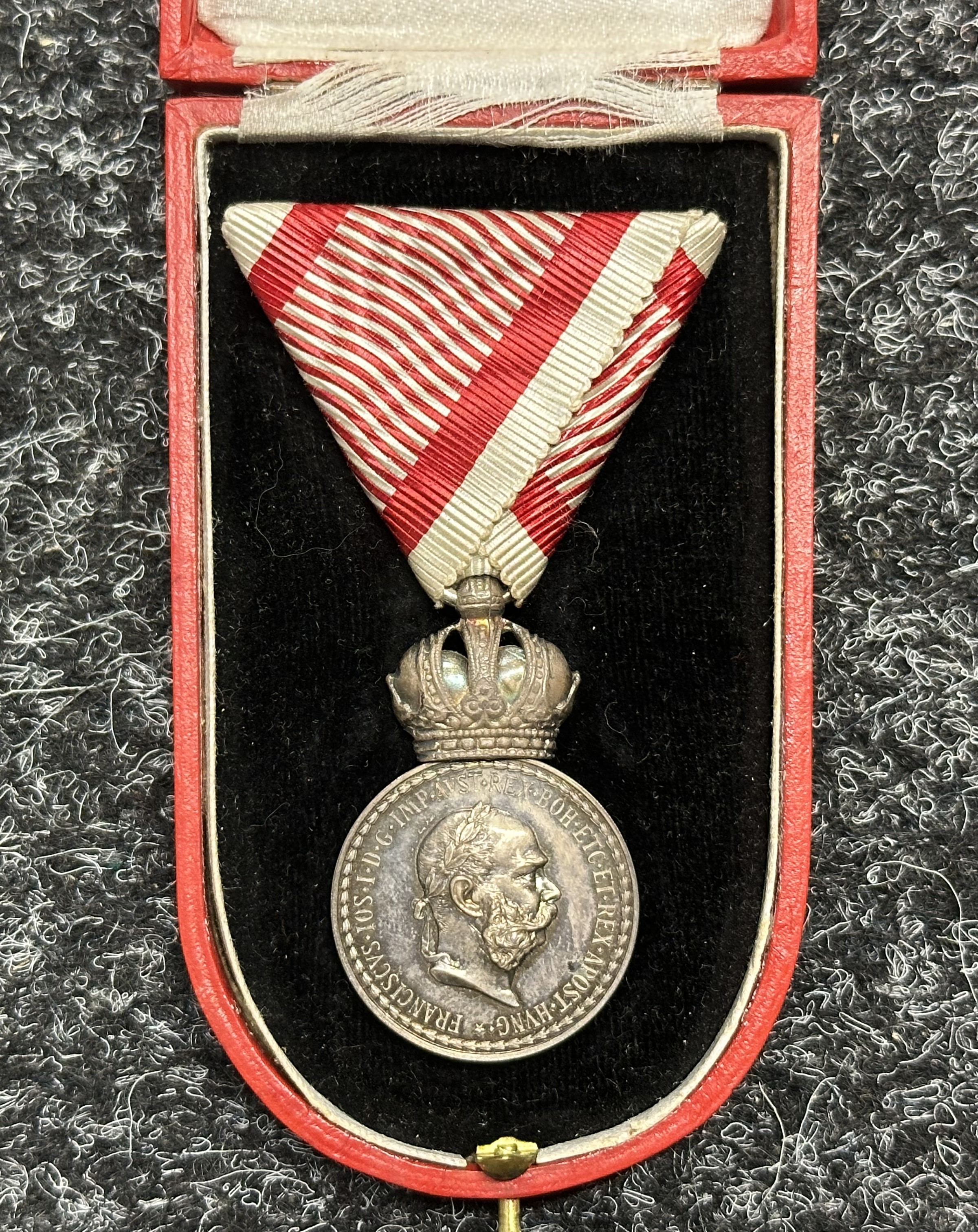 WW1 Austro-Hungarian Silber Militär-Verdienstmedaille Signum Laudis ...