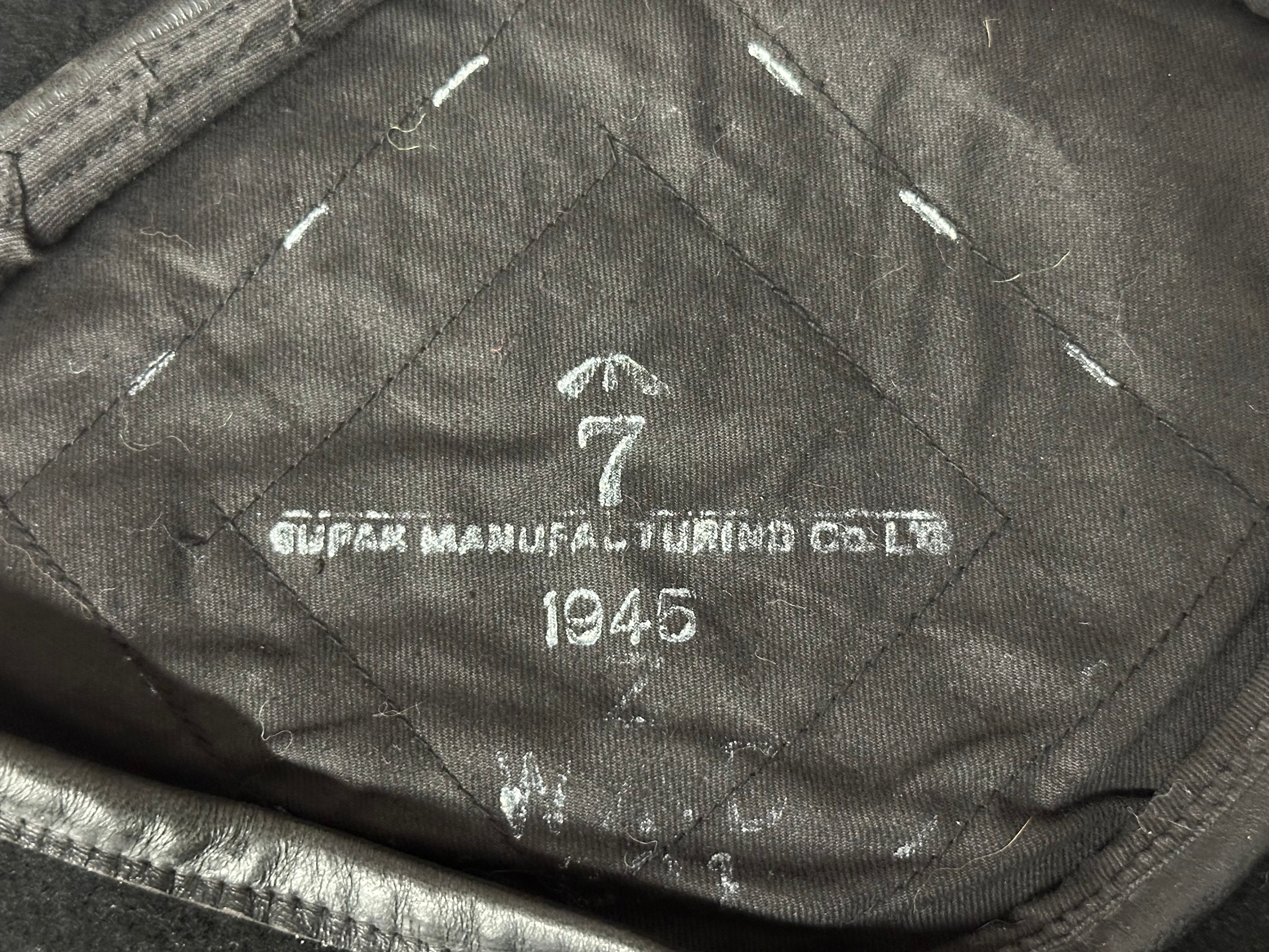 WW2 British Royal Armoured Corps Black Beret by Supak Manufacturing Co ...