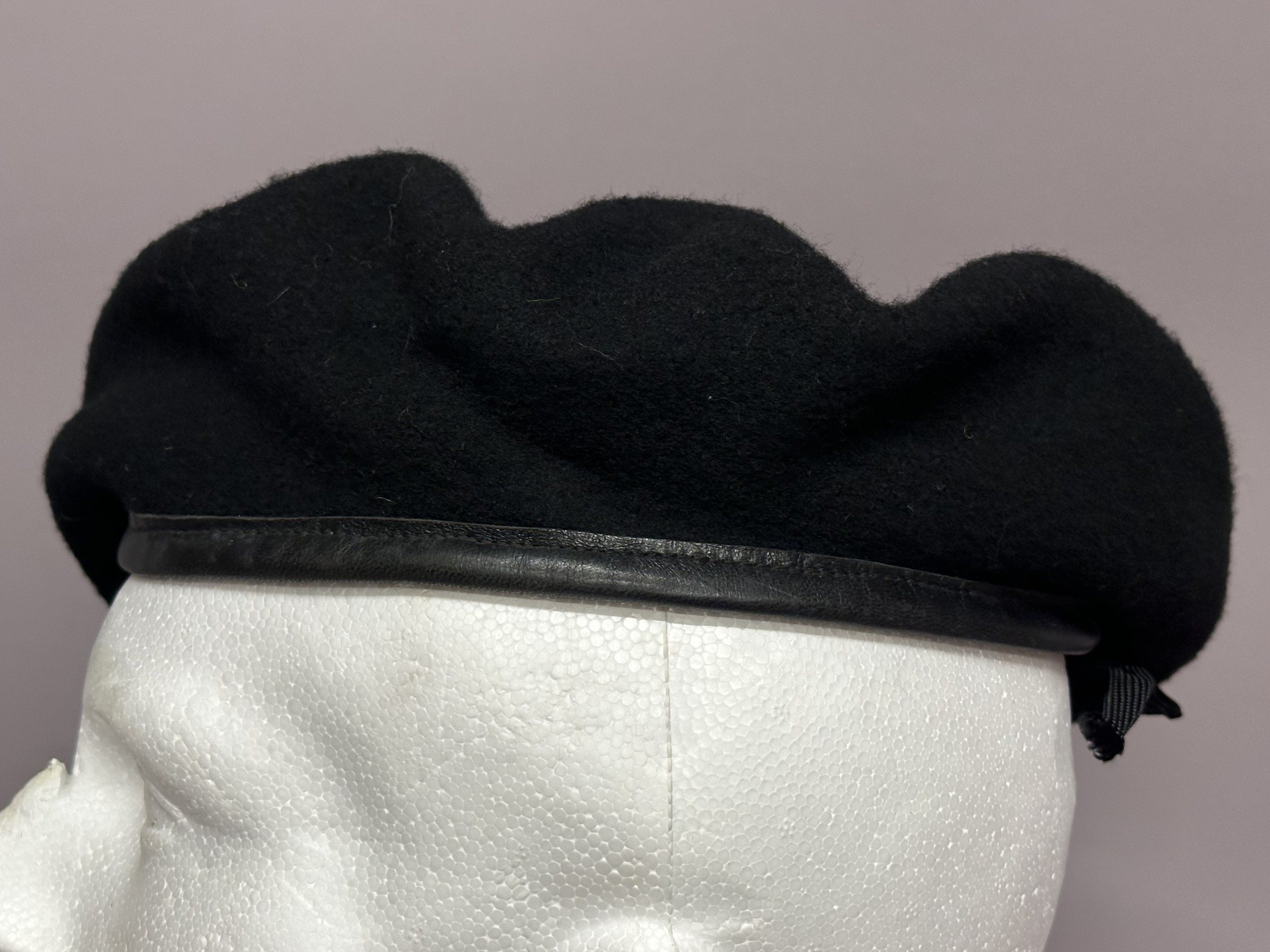 WW2 British Royal Armoured Corps Black Beret by Supak Manufacturing Co ...