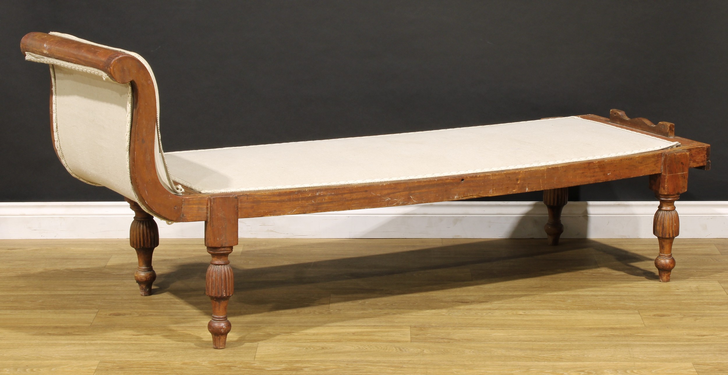 A 19th century Colonial plantation day bed, of Regency design, 78.5cm ...