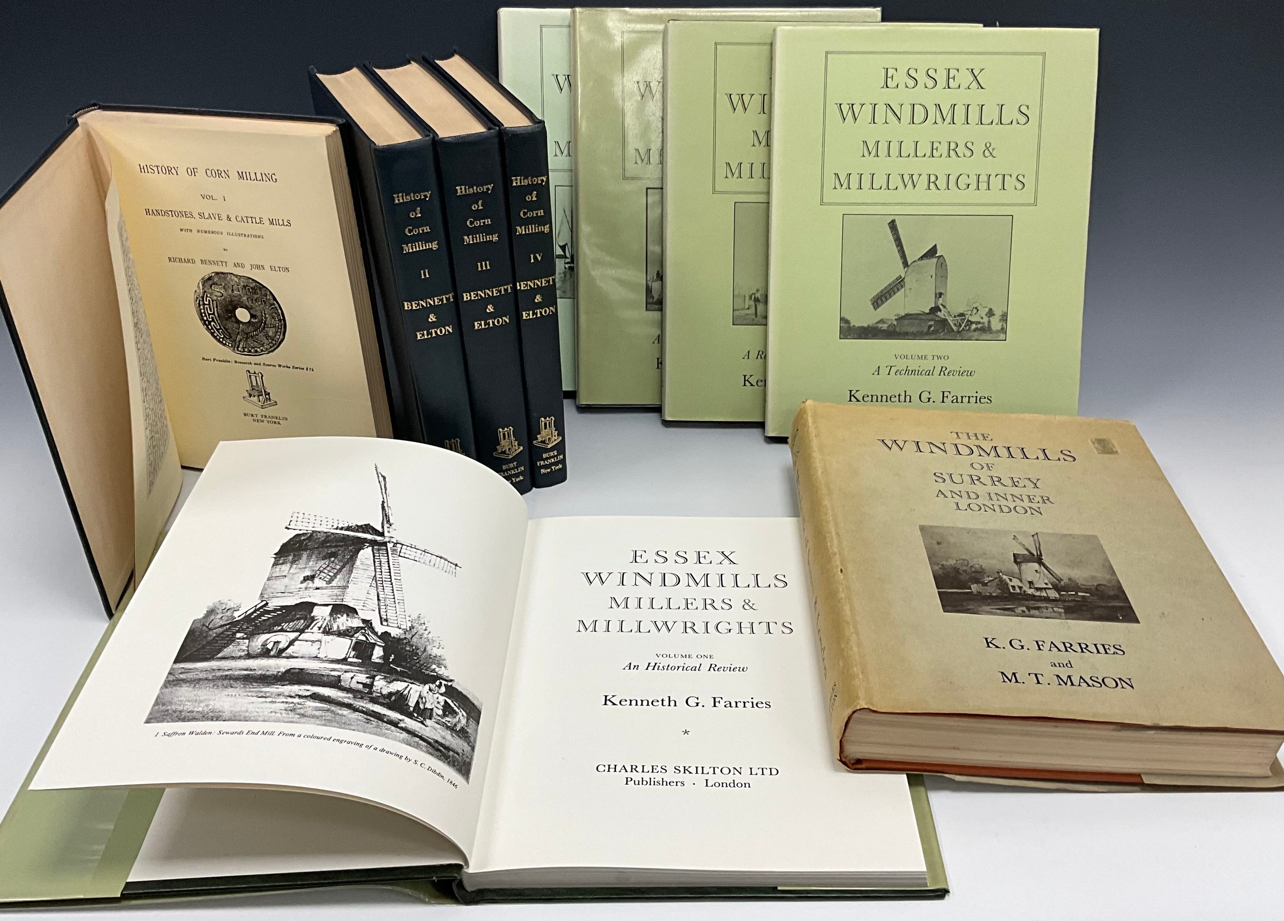 Books - Essex Windmills, Millers, and Millwrights, in five volumes, by ...