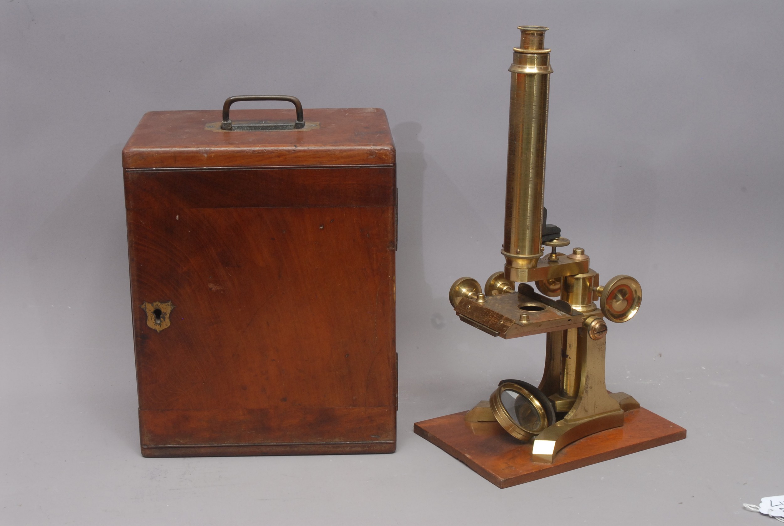Scientific Instruments - a 19th century brass lacquer monocular ...