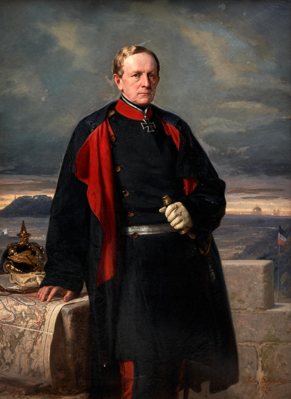 Julius Friedrich Anton Schrader (German, 1815-1900) Portrait of Field ...