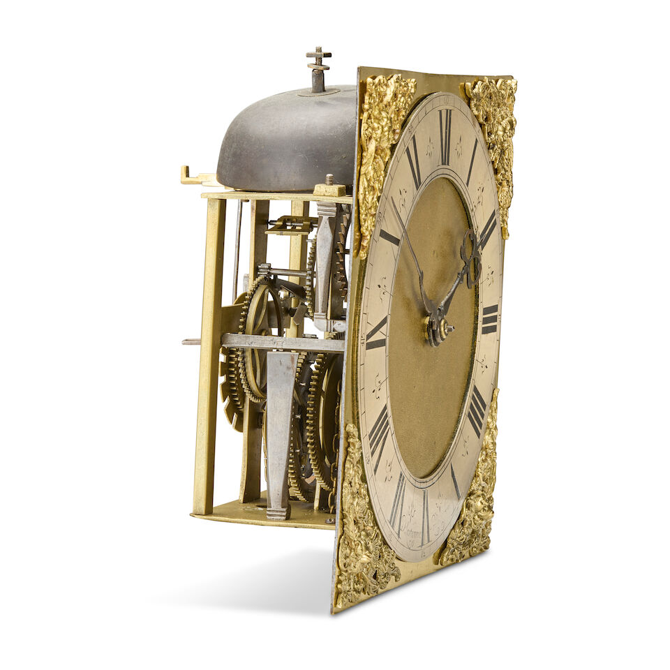 A late 17th century 10 inch 30 hour longcase clock movement David ...