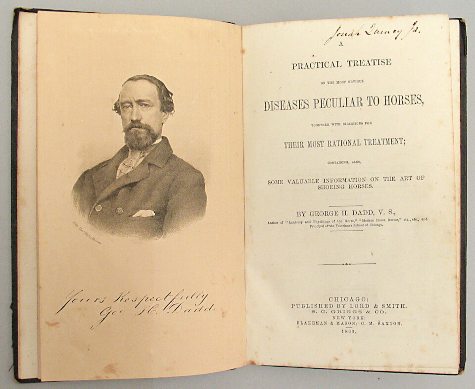 LIVESTOCK 2 books, comprising: Dadd, George H. Practical Treatise on ...