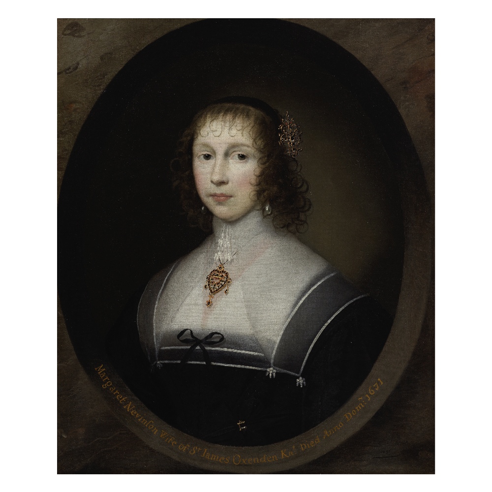 Cornelius Jonson (London 1593-1661 Utrecht)Portrait of Margaret ...