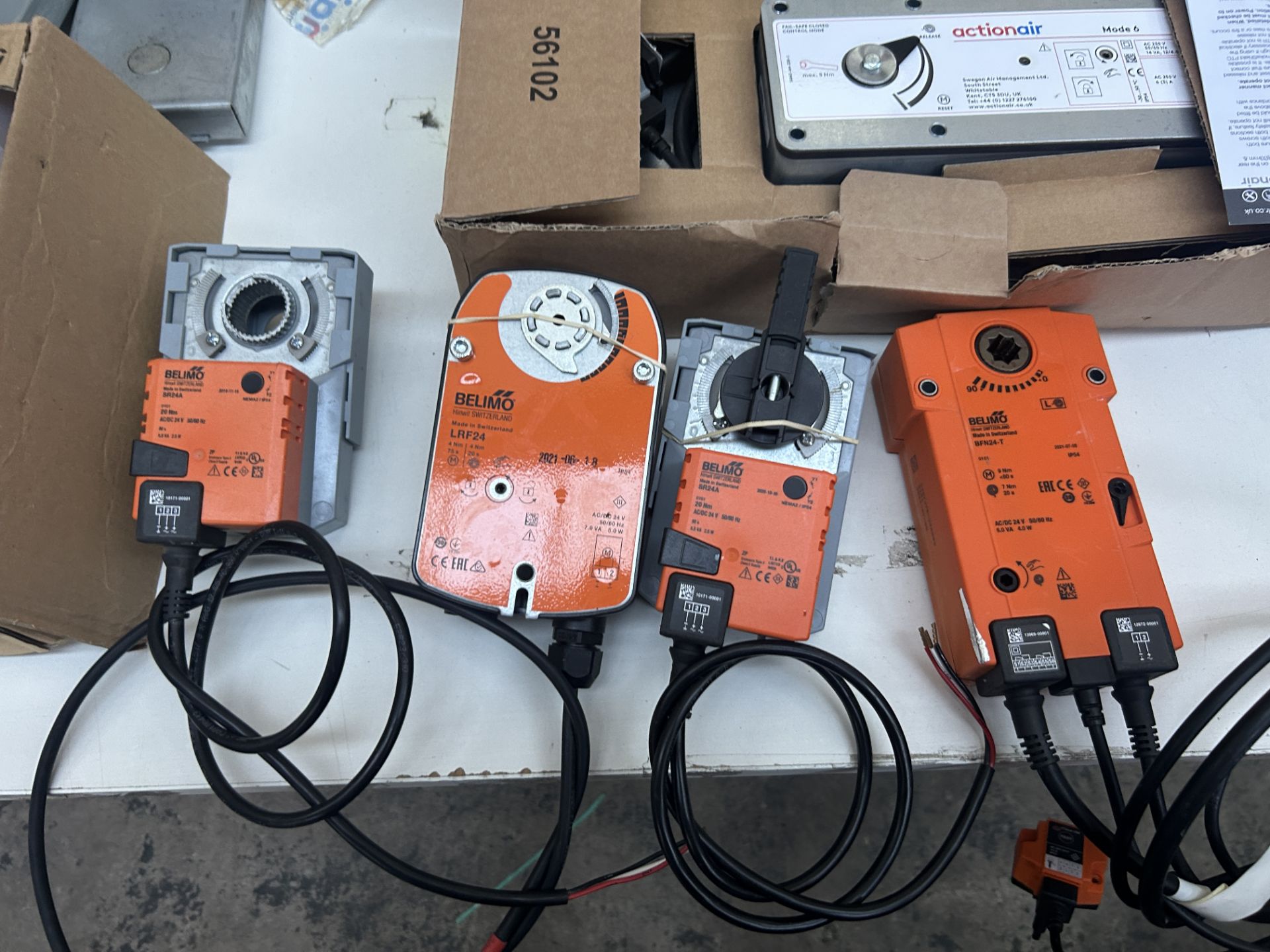 15 x Belimo & Actionair Actuators