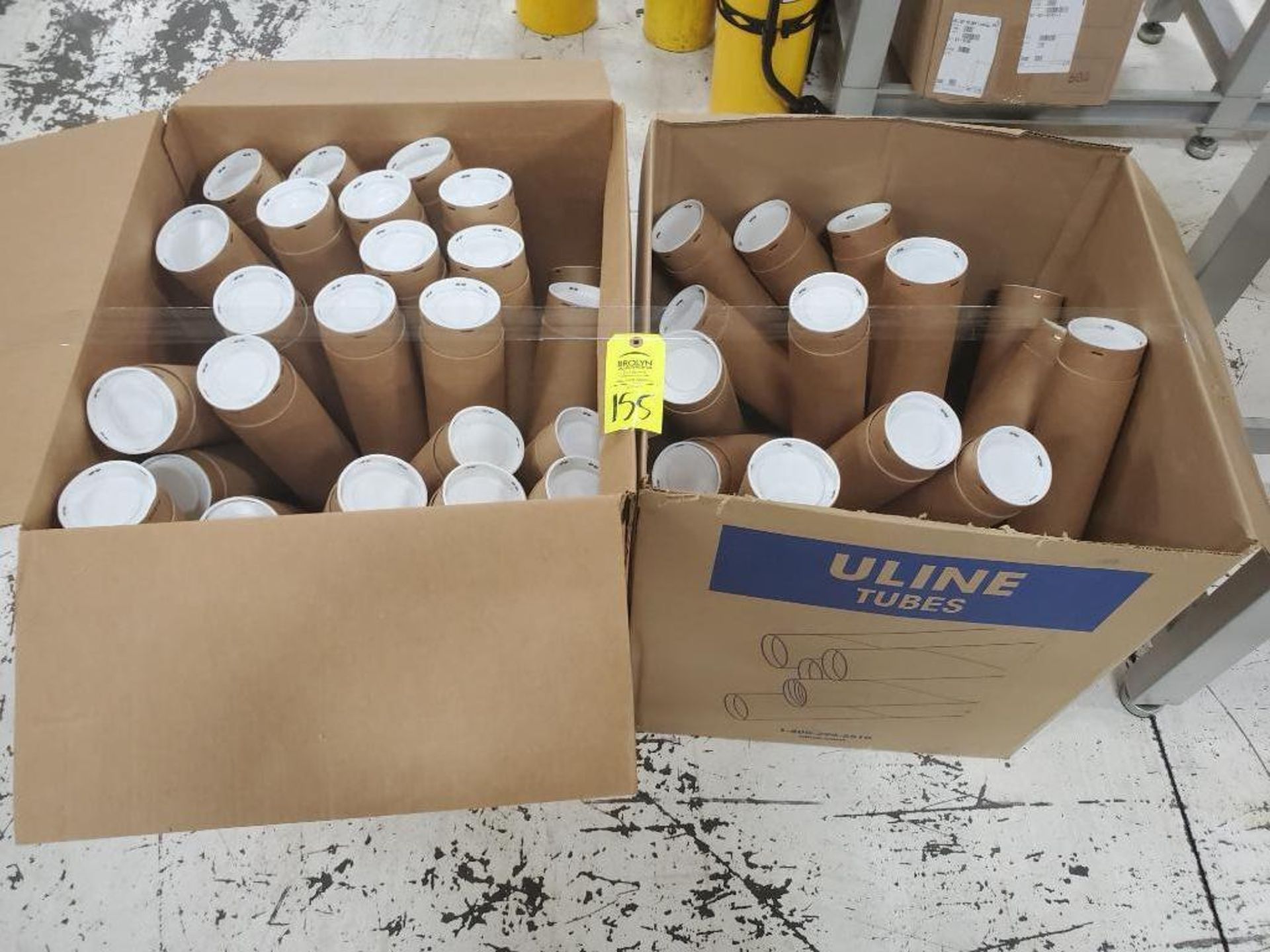 Assorted shipping tubes.