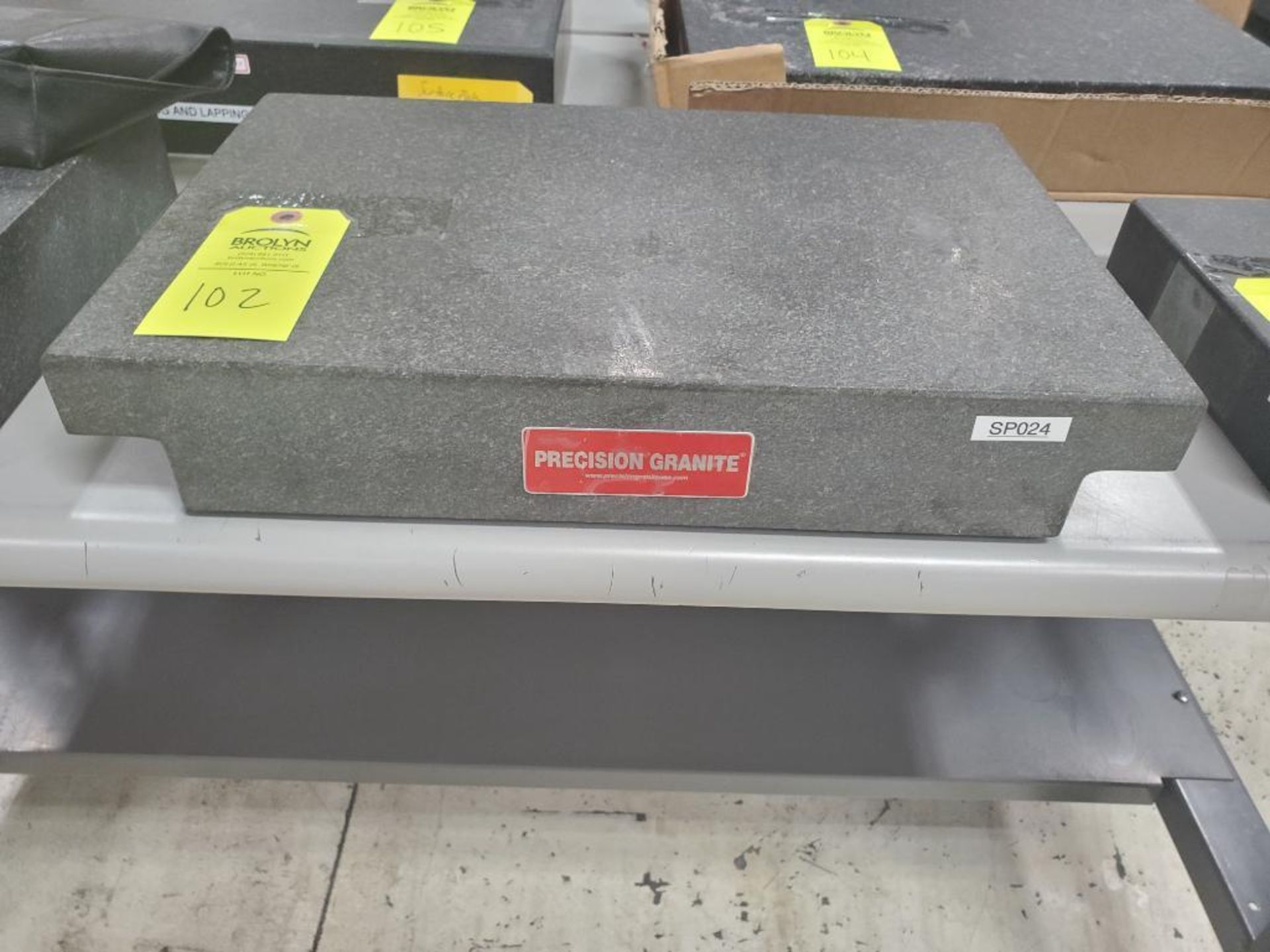 Precision Granite 18in x 12in granite surface plate.