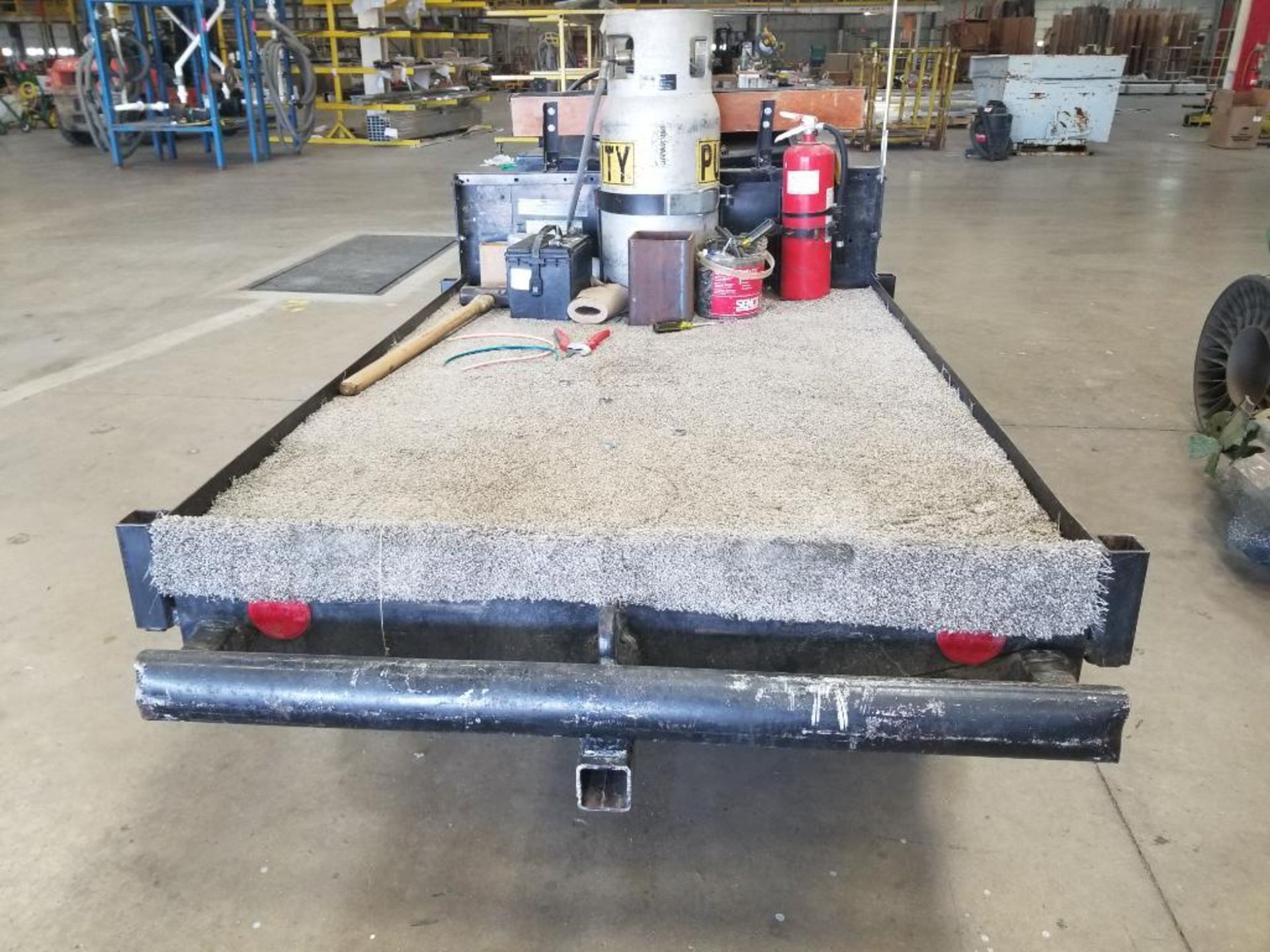 Cushman Work cart. Propane engine. 2400lb capacity. Model 898459-9010.