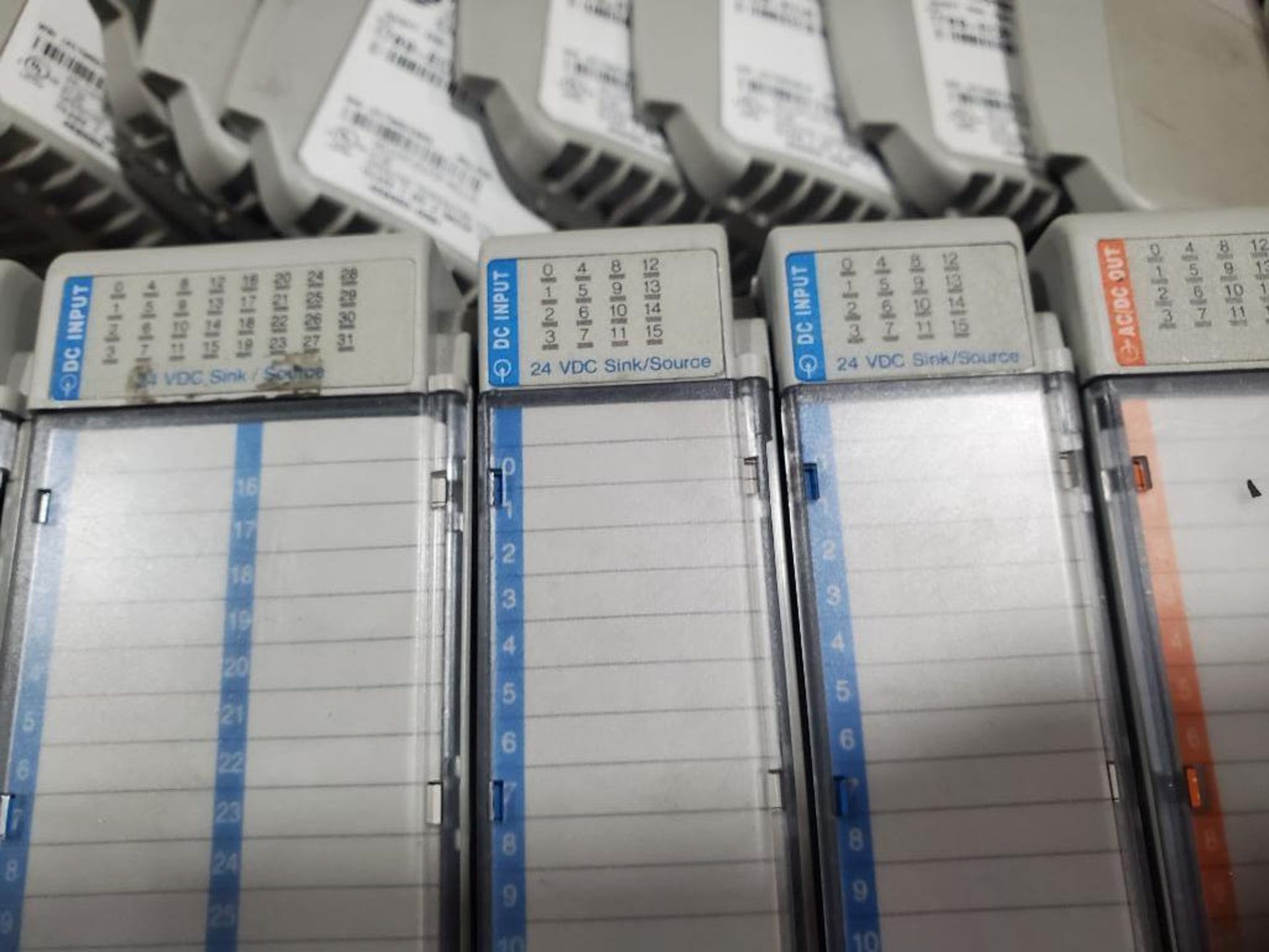 Assorted Allen Bradley 1769 series PLC controls.