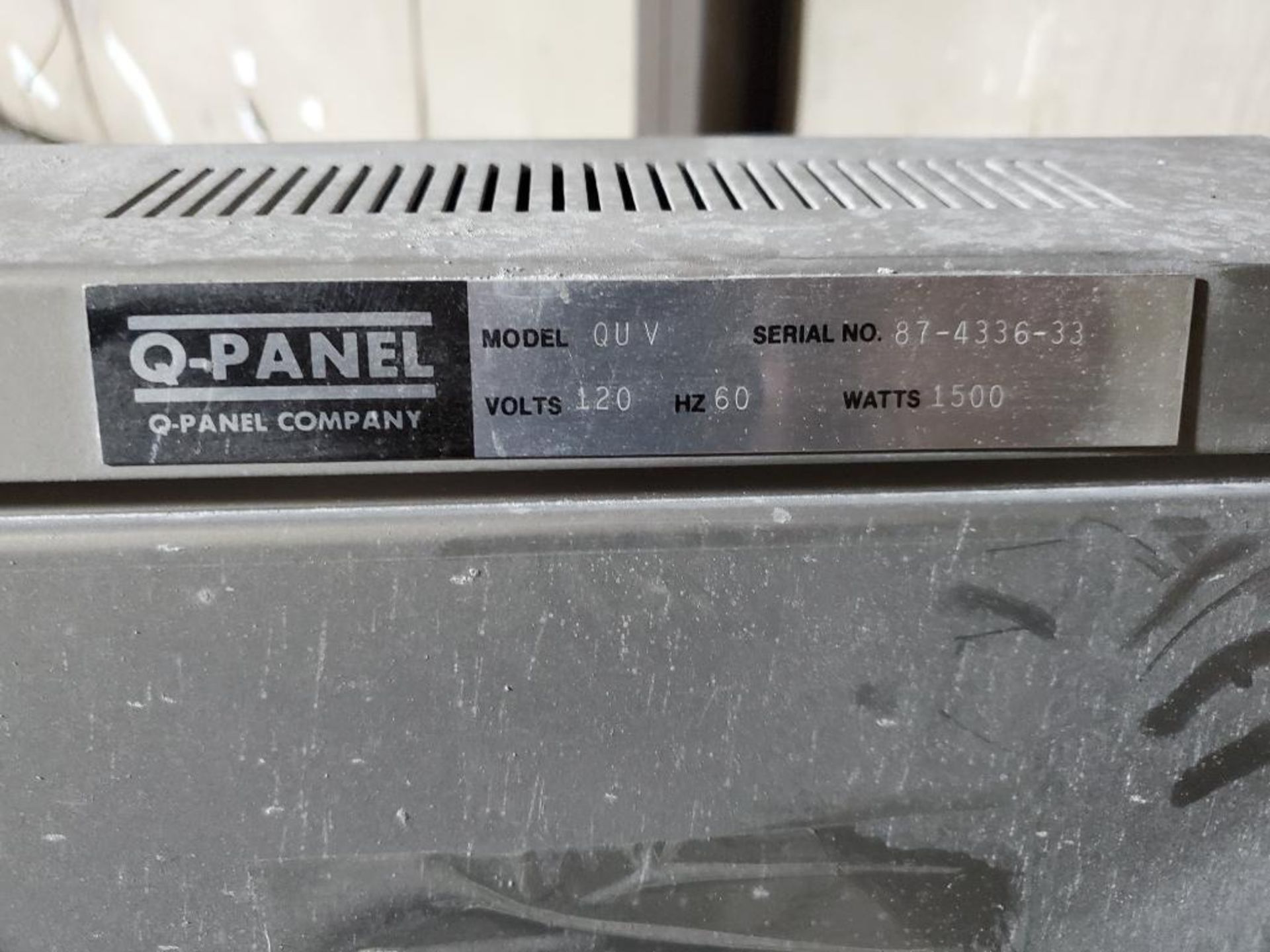 Q-Panel test chamber. Model QUV. 120v single phase.