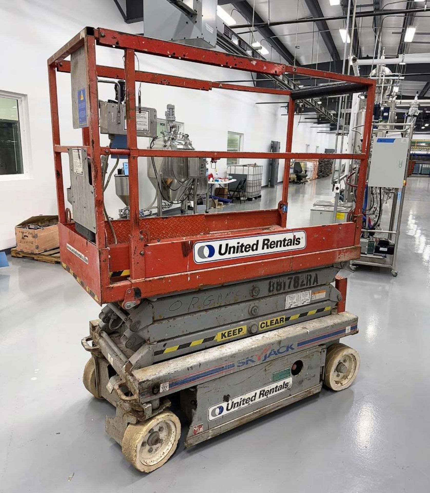 SkyJack Electric Scissor Lift, Model SJIII-3219, Serial# 22027797 ...