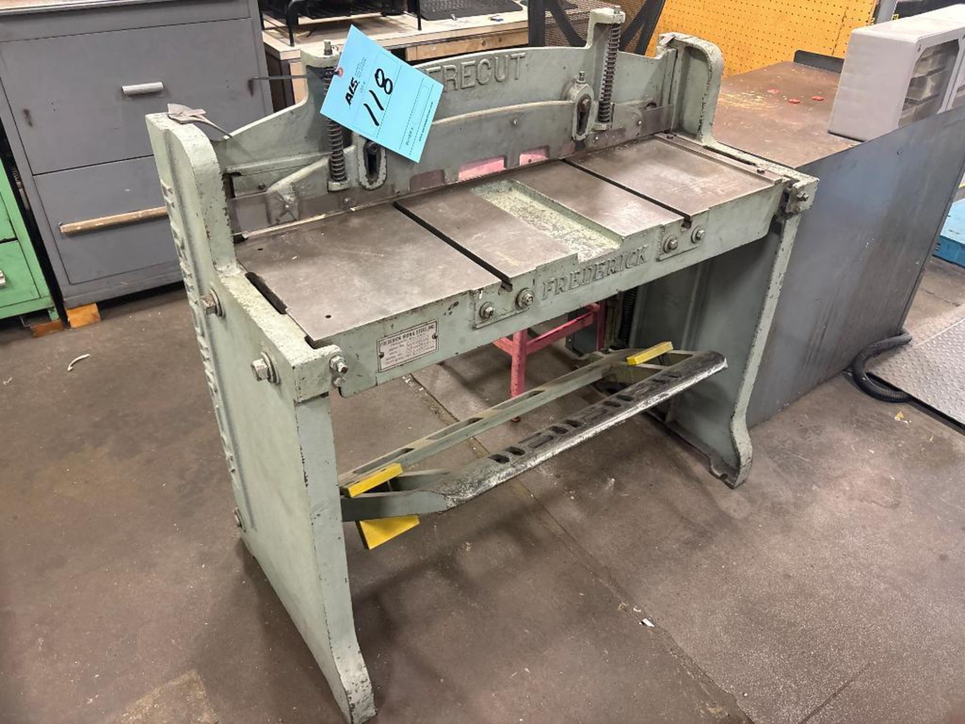 Fredericks Freecut Model 1836 36" Kick Shear