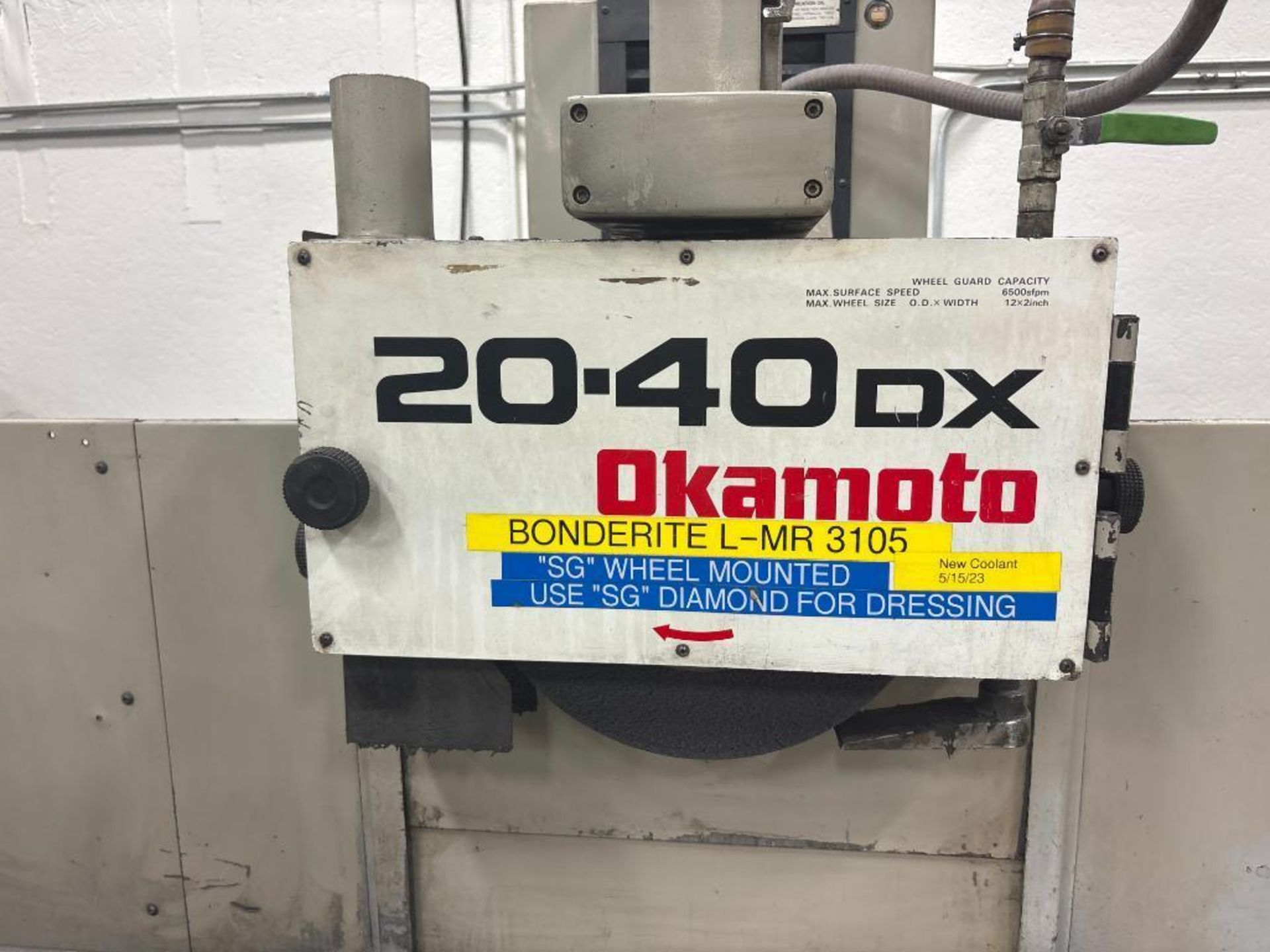 Okamoto Automatic Surface Grinder Model ACC-20-40DX, S/N 70084, Digital ...