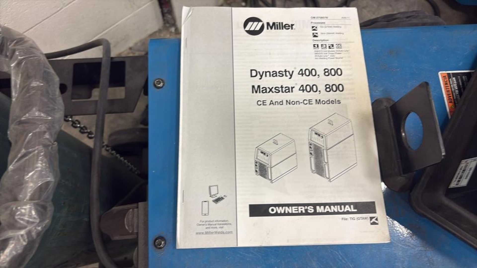 2020 Miller Dynasty 400 400 Amp Tig Welder w/ Foot Pedal, Tig Wand, All ...