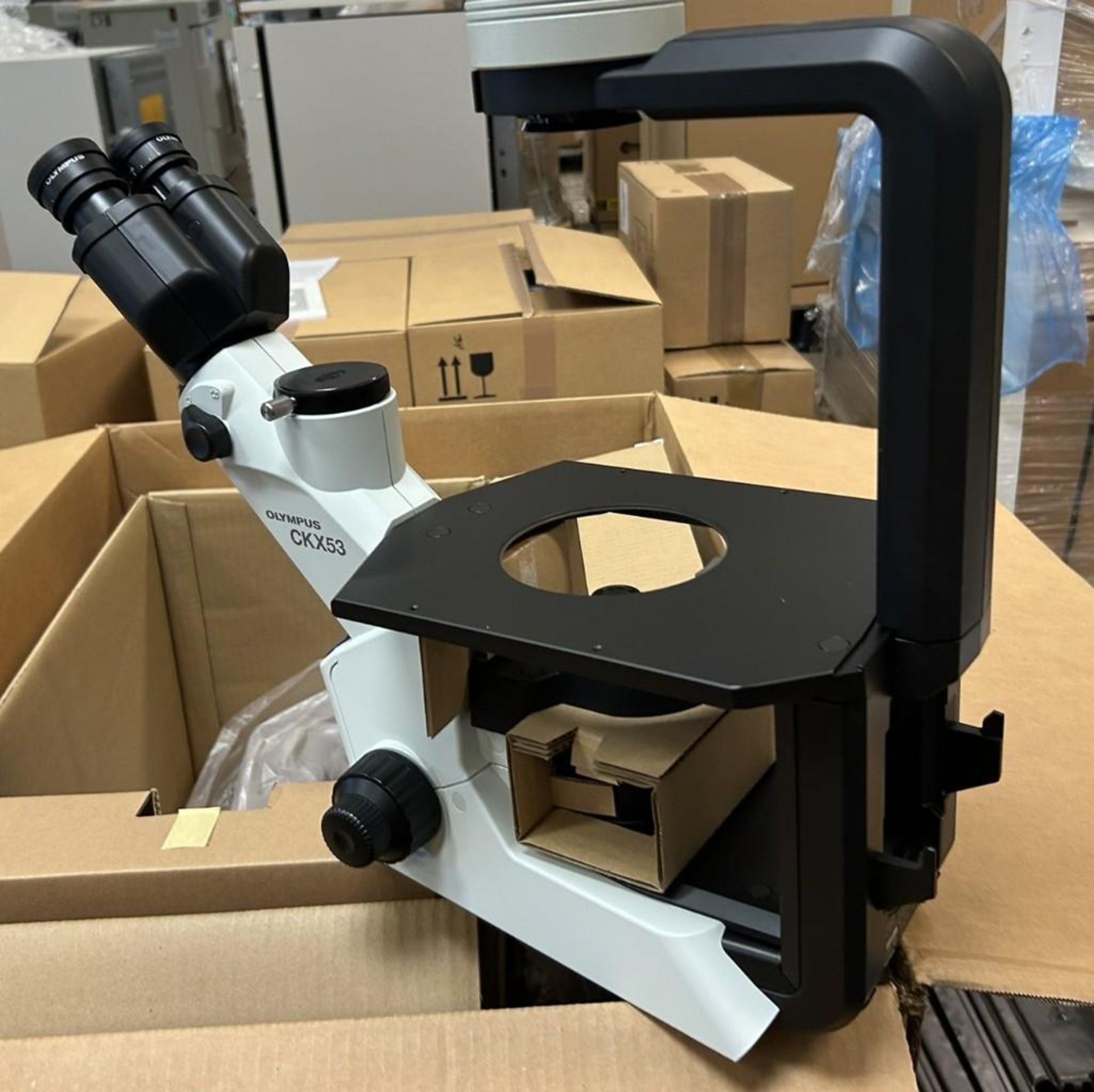 **UNUSED** Olympus Culture Microscope, Model# CKX53SF, Serial# 2M46458.