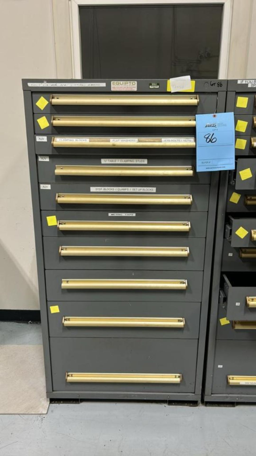 Equipto Modular 10-Drawer Cabinet.