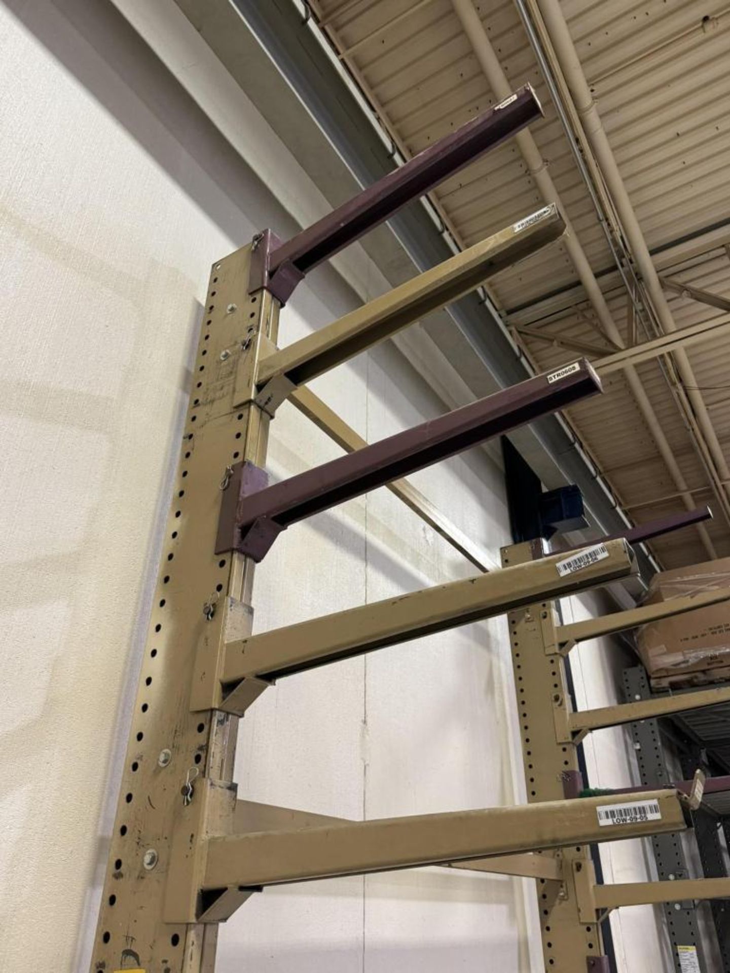 Meco-Omaha Floor Mounted Cantilever Bolt Together Rack. With of (2 ...