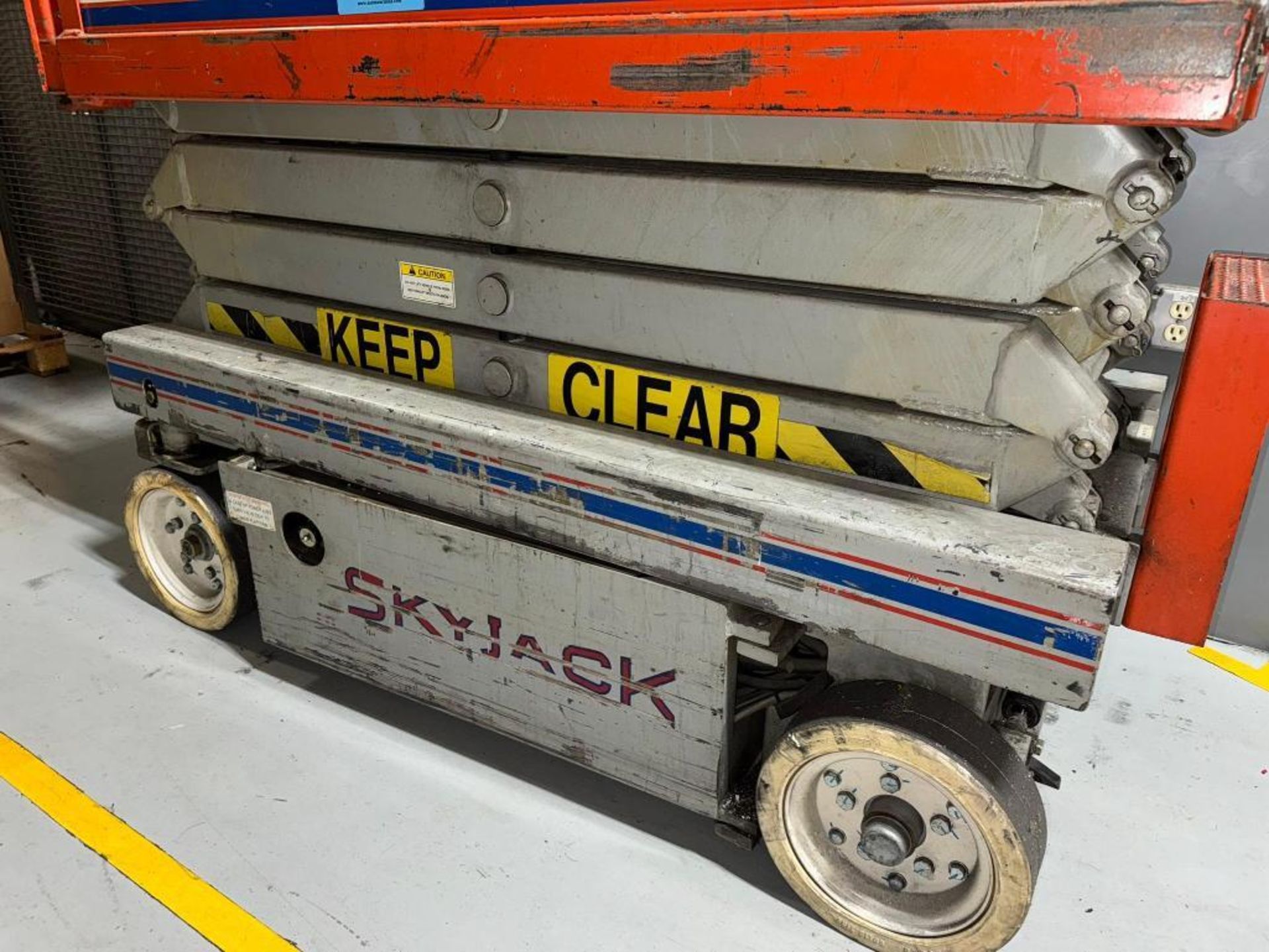 SkyJack Scissor Lift, Model # SJM-3219, Serial # 24258.