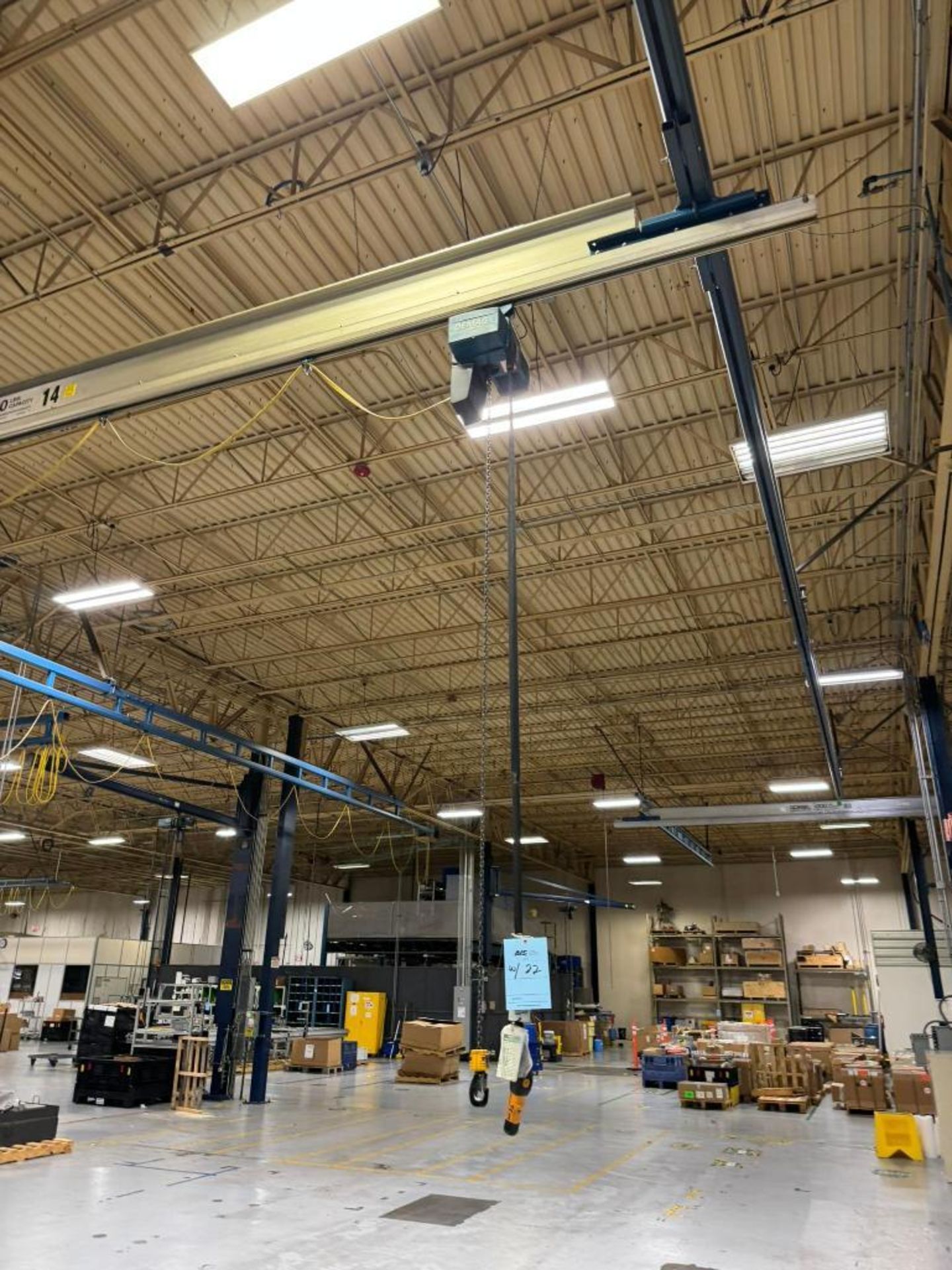 Gorbel Dual 1000 Pound Capacity Ceiling Mounted Bridge Crane ...