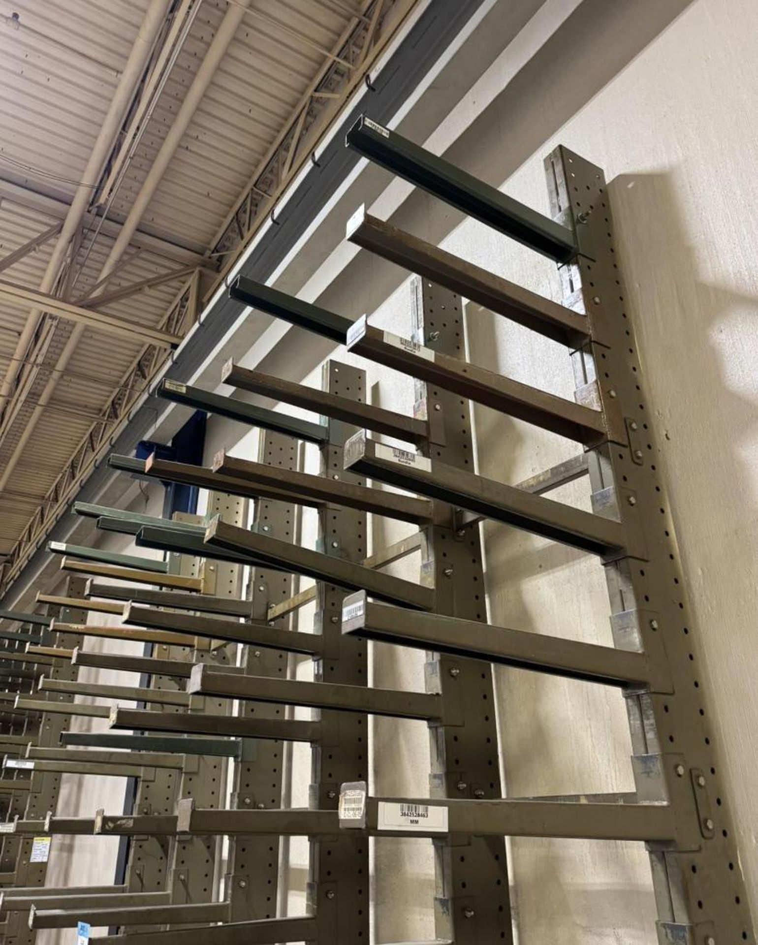 Meco-Omaha Floor Mounted Cantilever Bolt Together Rack. With of (6 ...