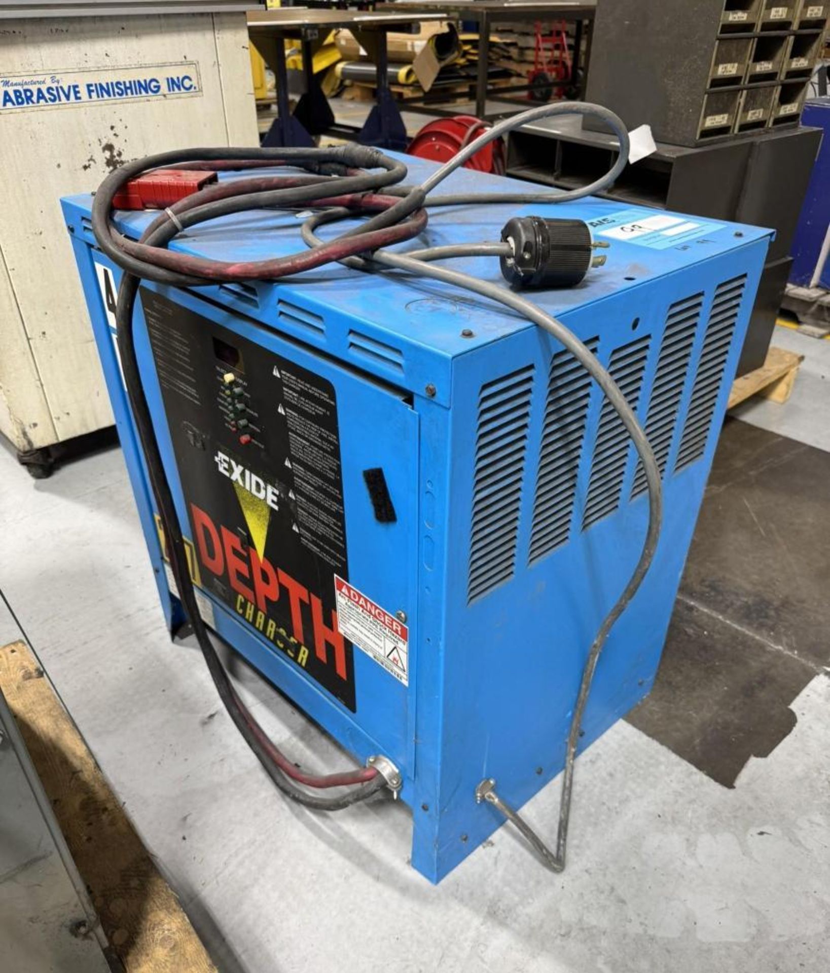 Lot of: (2) Forlift Battery Chargers. (1) Exide Charger Model # D3E-12 ...
