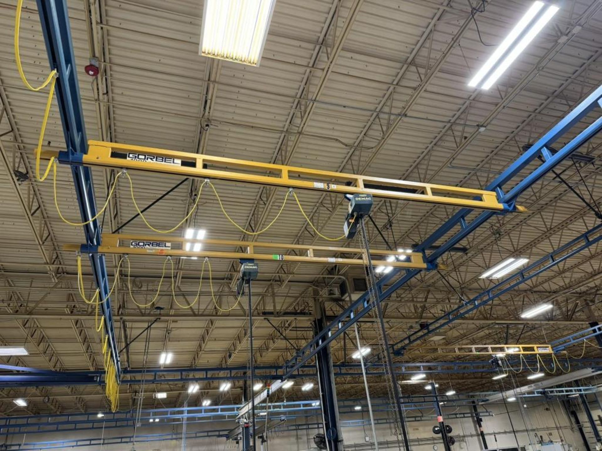 Gorbel Dual 1000 Pound Capacity Ceiling Mounted Bridge Crane ...