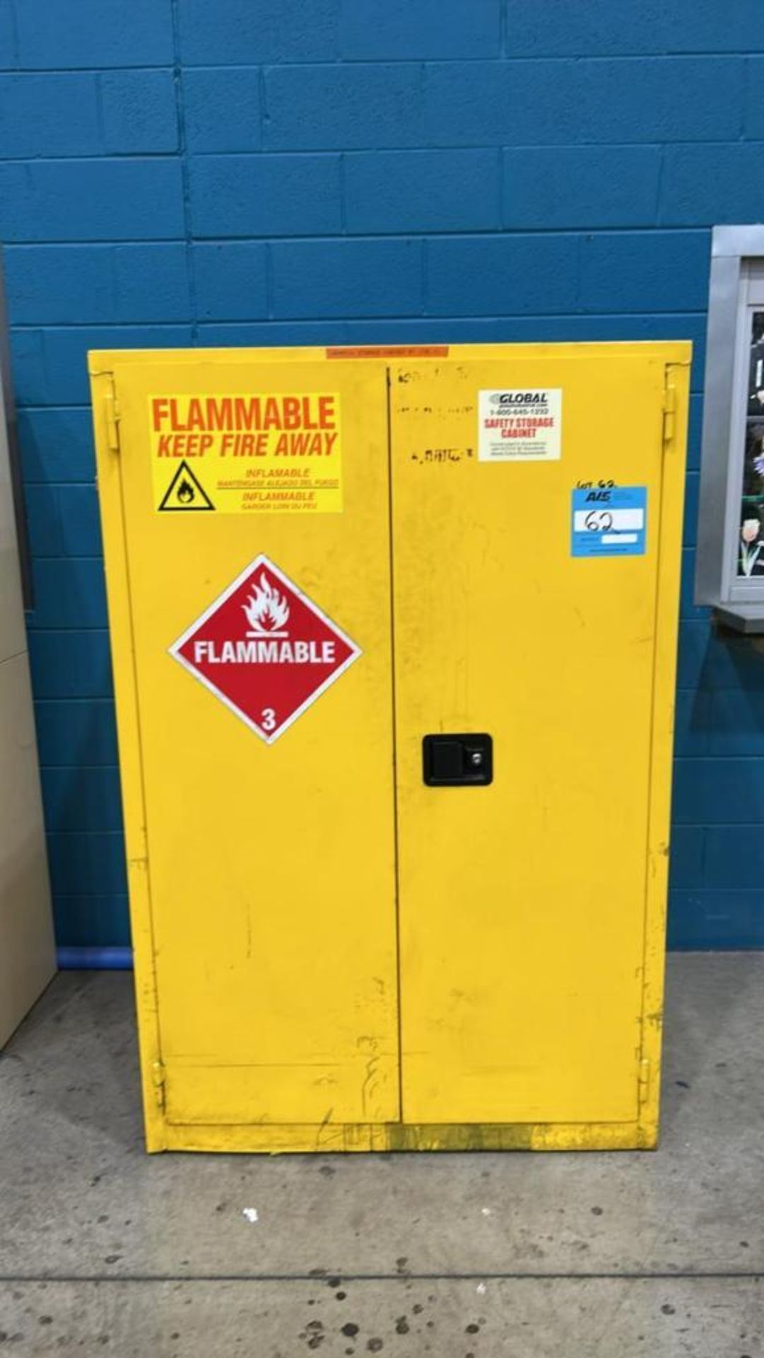 Global Industrial Flammable Safety Storage Cabinet.
