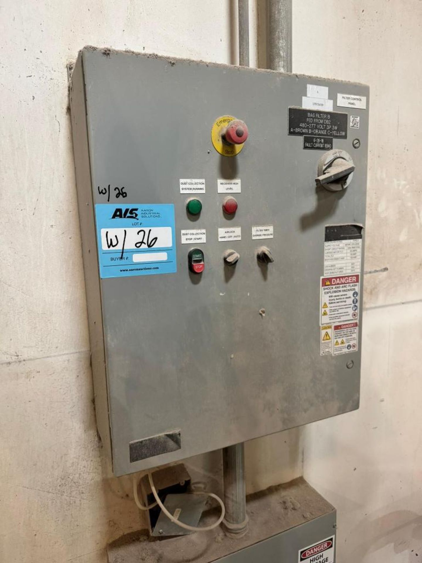 Warren Environmental Equipment Pulse Jet Dust Collector, Model ...