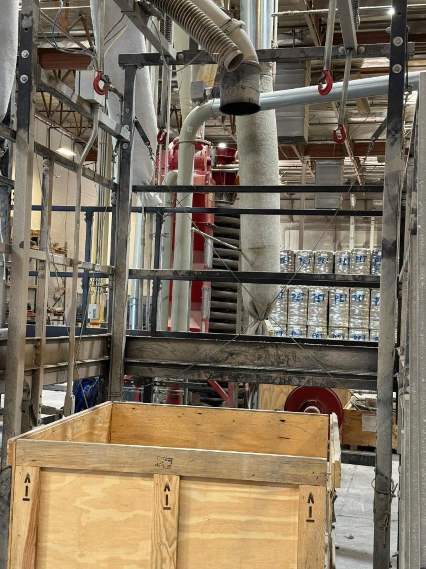 Dual Super Sak Bulk Loading System. With cyclone, diverter valve, mbag ...